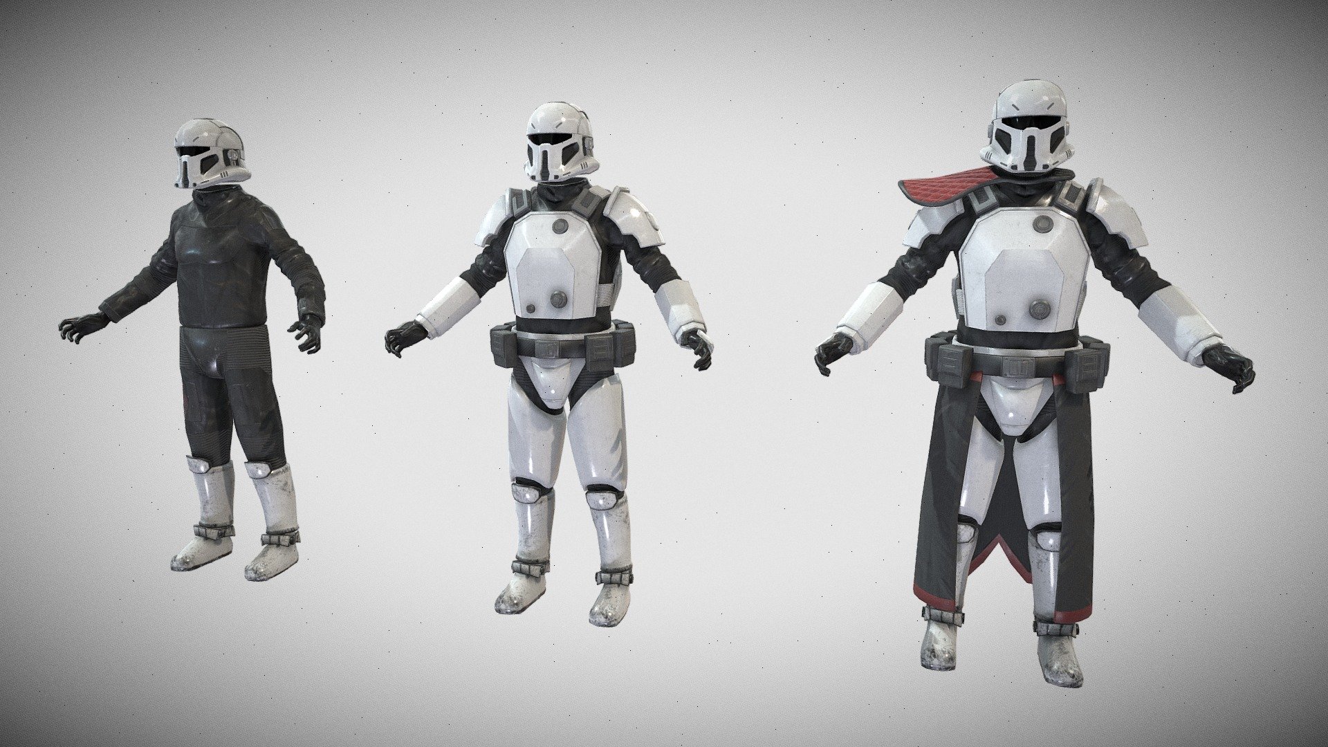 Star Rangers Sci-fi Troopers - 3D model by Outworld Studios ...