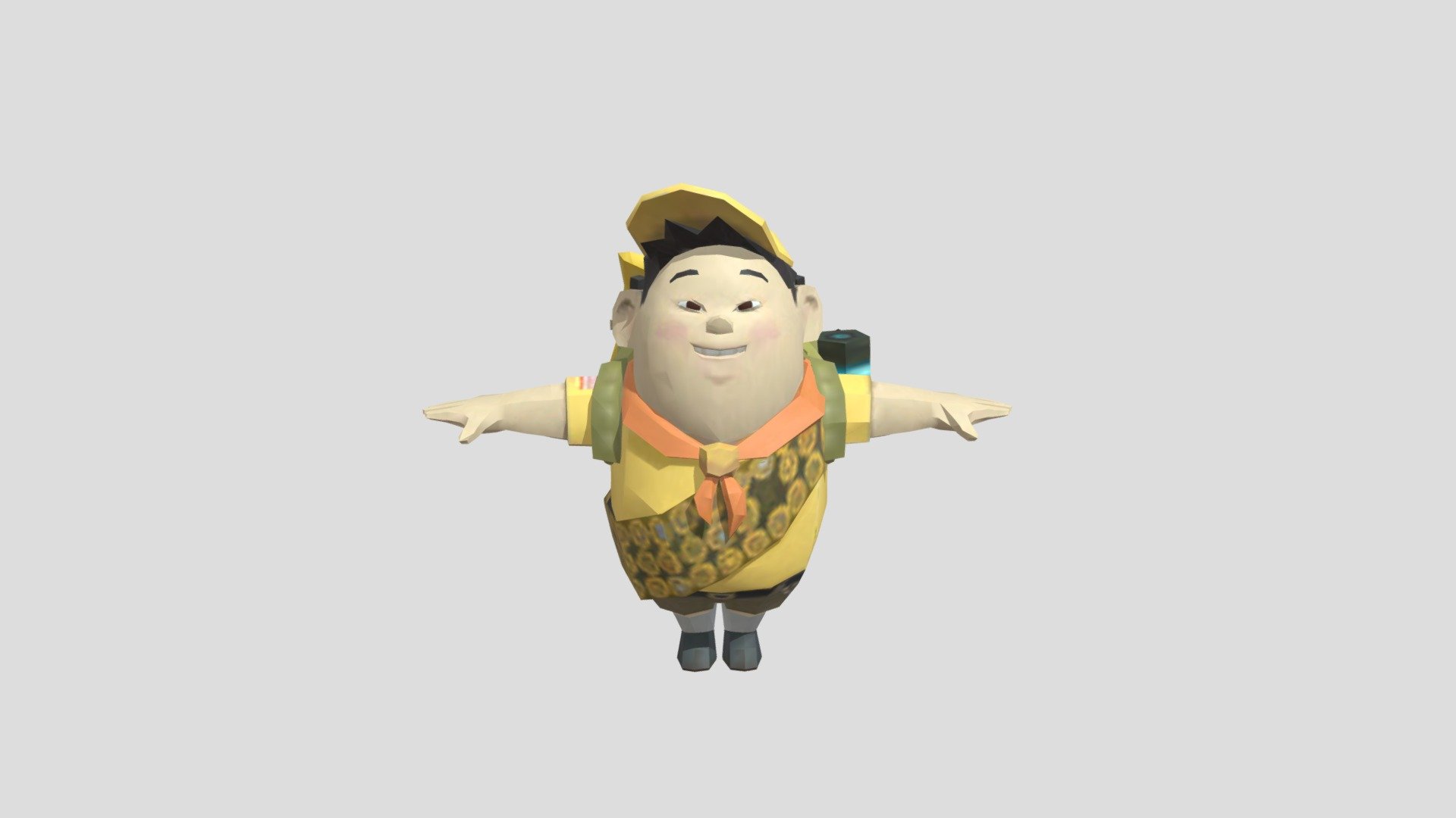 Russell Wii T Pose - Download Free 3D model by Jamessmartguy ...