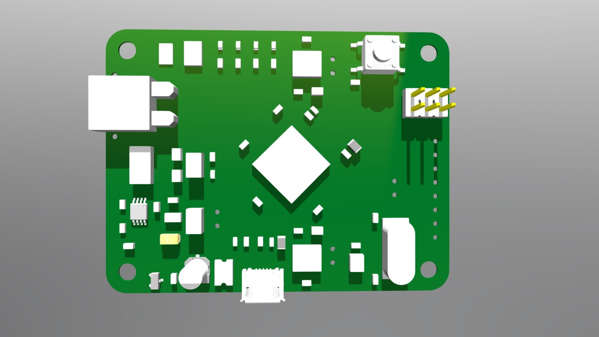 Line Follower Robot Control Board - Download Free 3D model by zoe ...