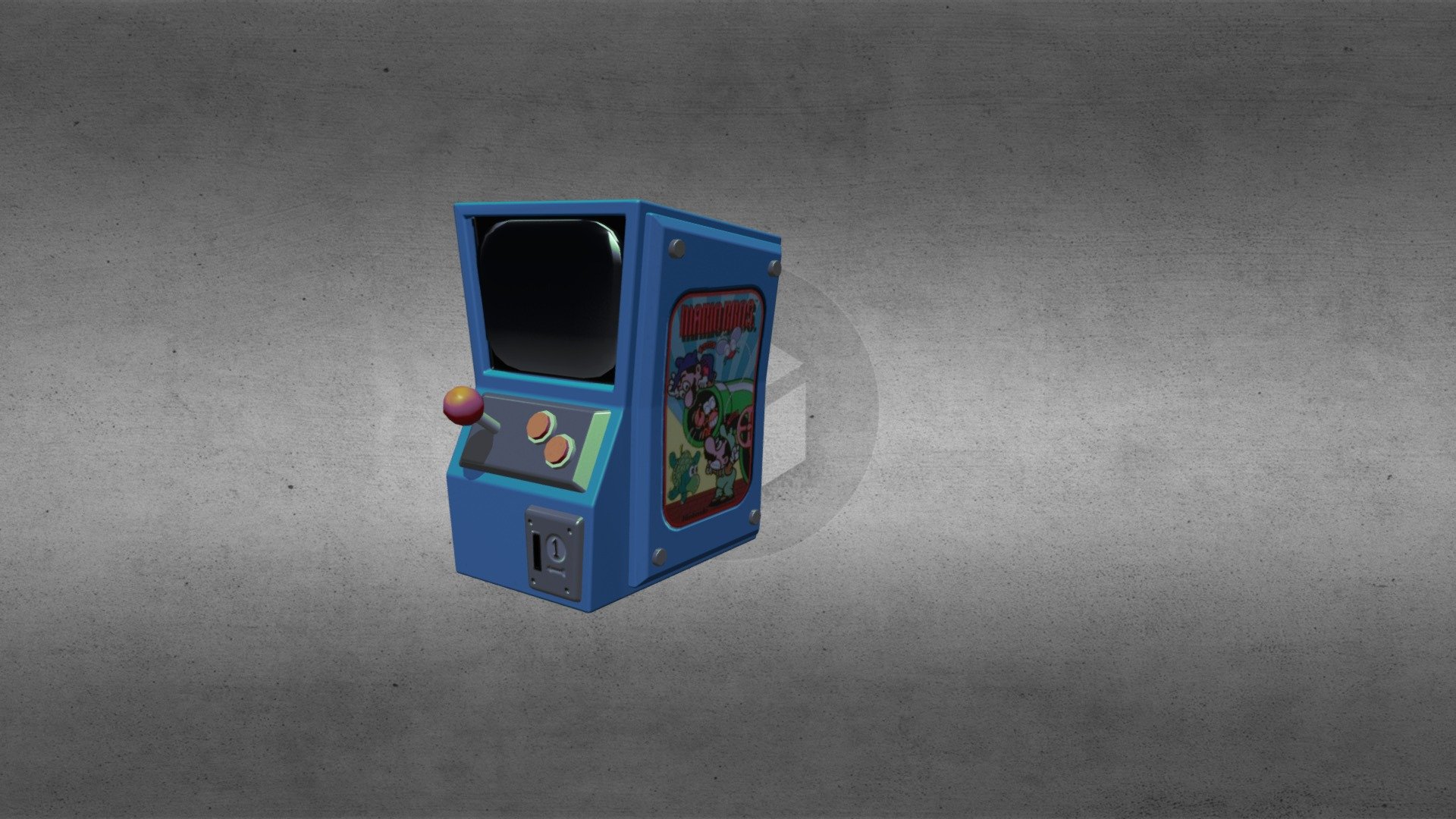 Arcade_Machine_Finished - Download Free 3D model by ZachWilkins1997 ...