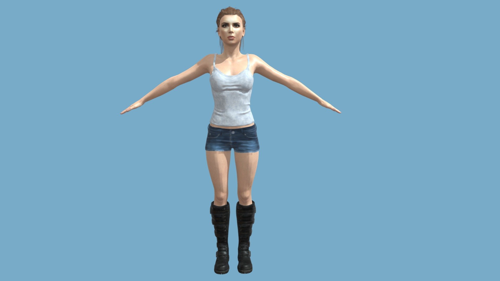 adventure girl - 3D model by RiverofCreative [c67daa8] - Sketchfab