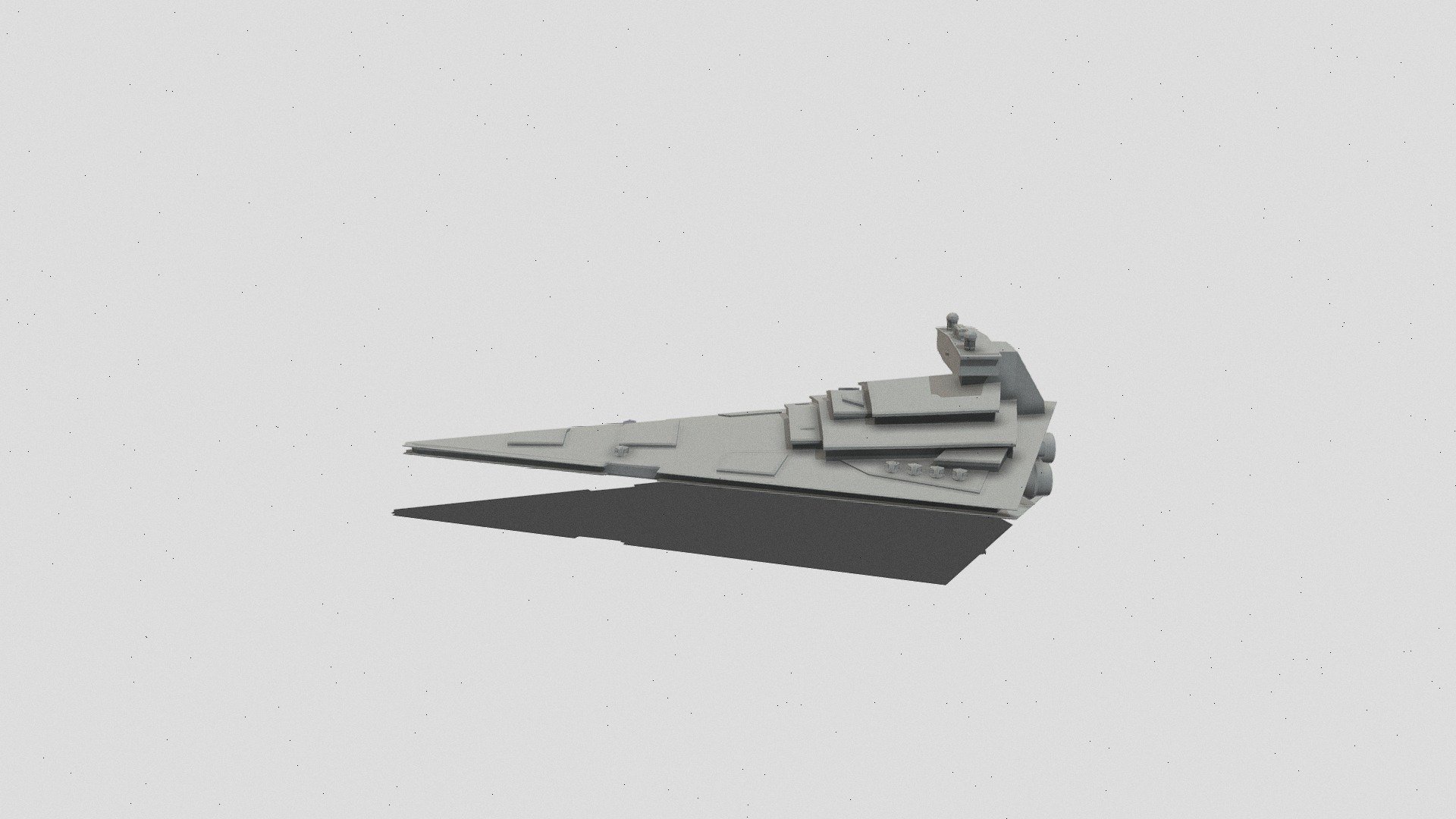 Low poly star destroyer - Download Free 3D model by minehffd [c67dd94 ...