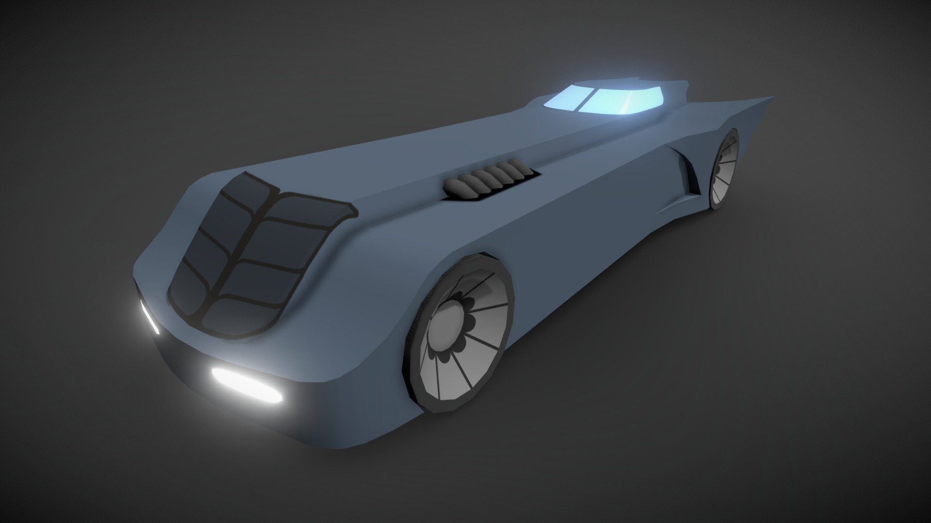 Batmobile - 3D model by kolya5561 [c67f55d] - Sketchfab