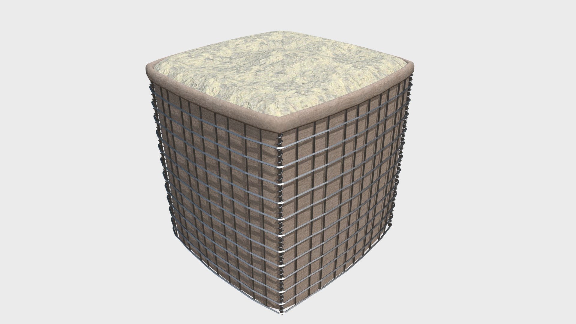 Sand block concertainer barrier - Buy Royalty Free 3D model by ...