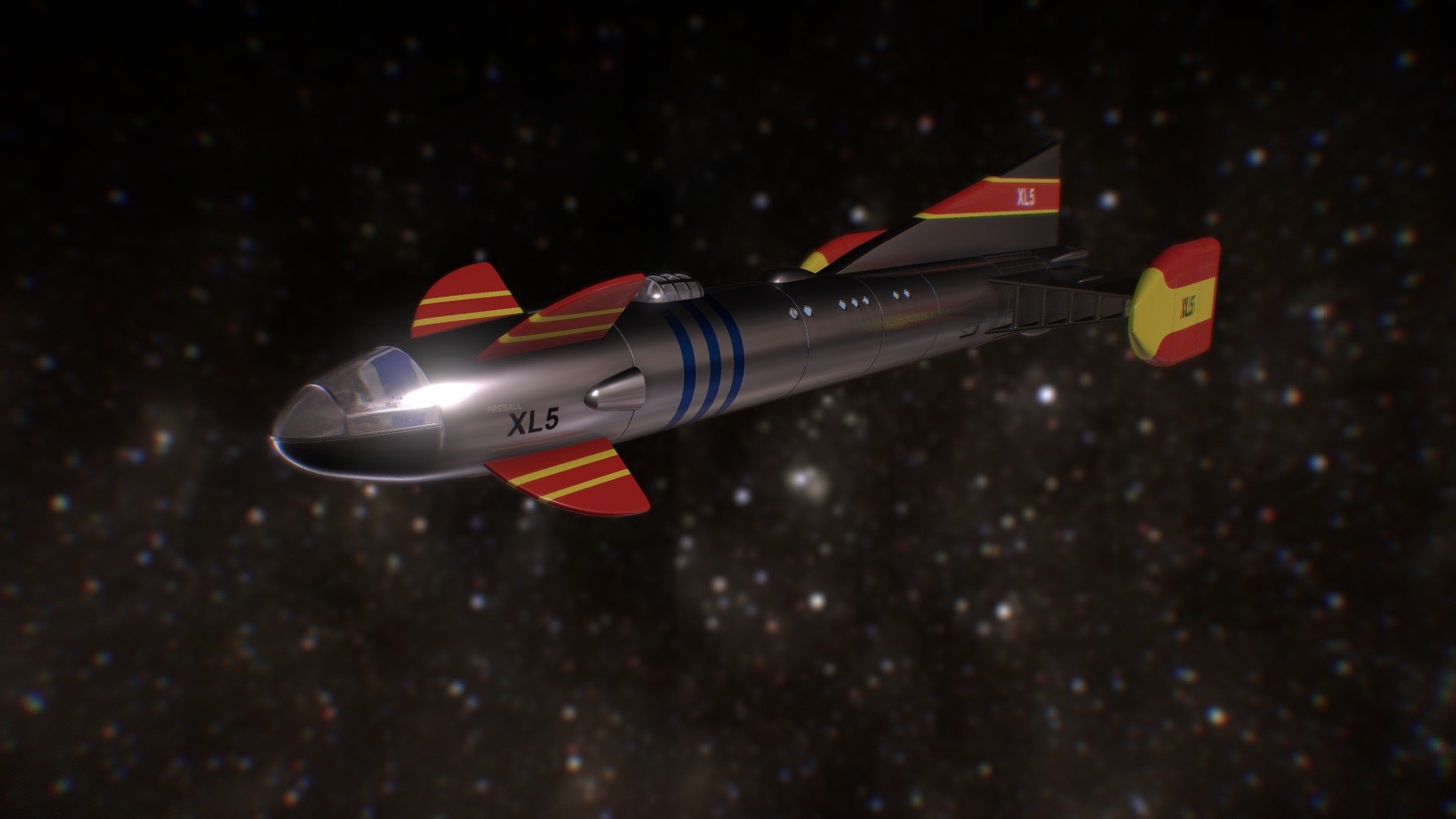 Gerry Anderson's Fireball XL5 - Download Free 3D model by Ralph's ...