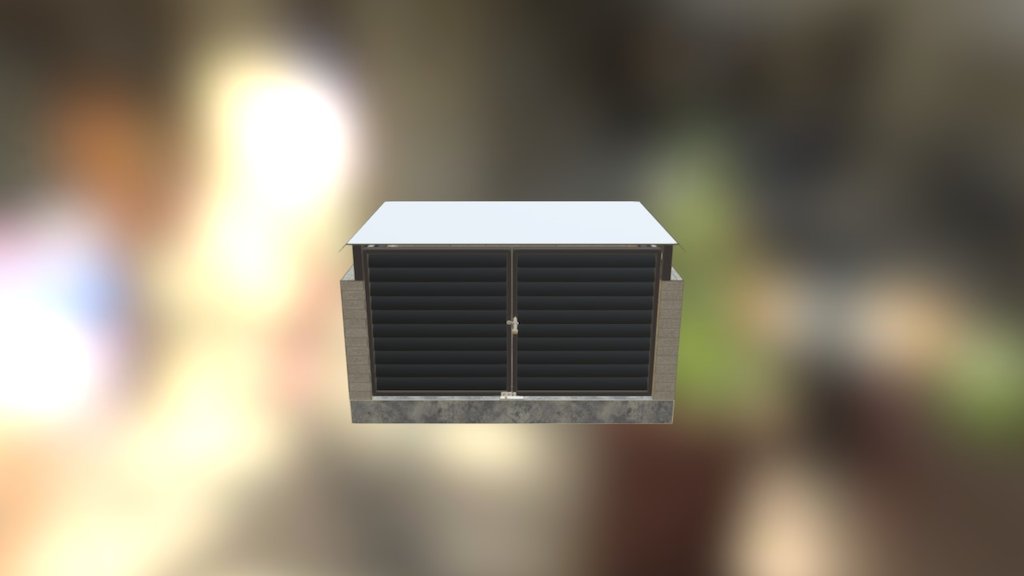 Gas Meter Louvre Screen Gates - 3D model by DarrenFalconer ...