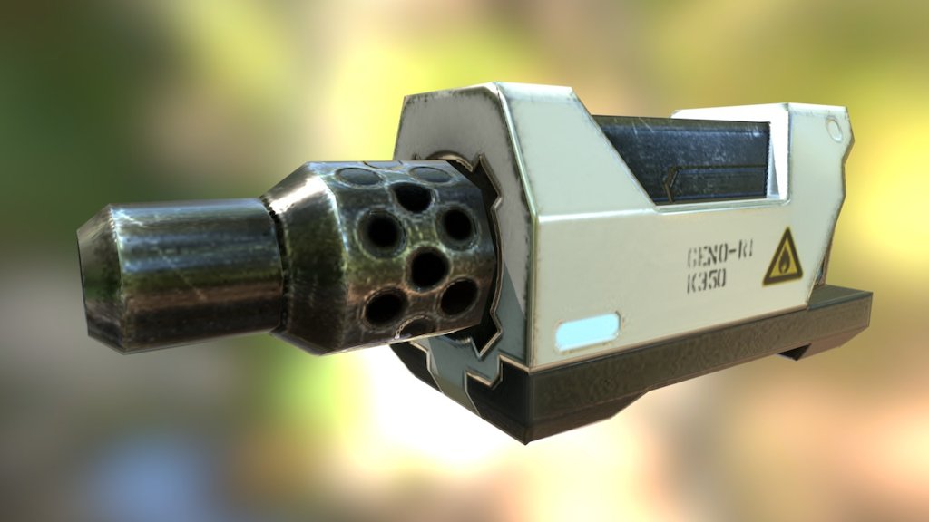 Machine Gun - 3D model by AggroStudios (@aggro) [c68497b] - Sketchfab