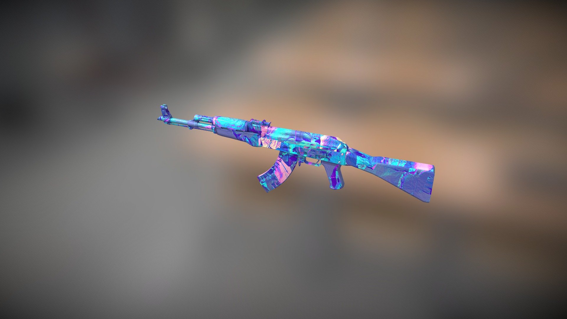 AK-47 | Holographic - Download Free 3D model by levivanni [c684dab ...