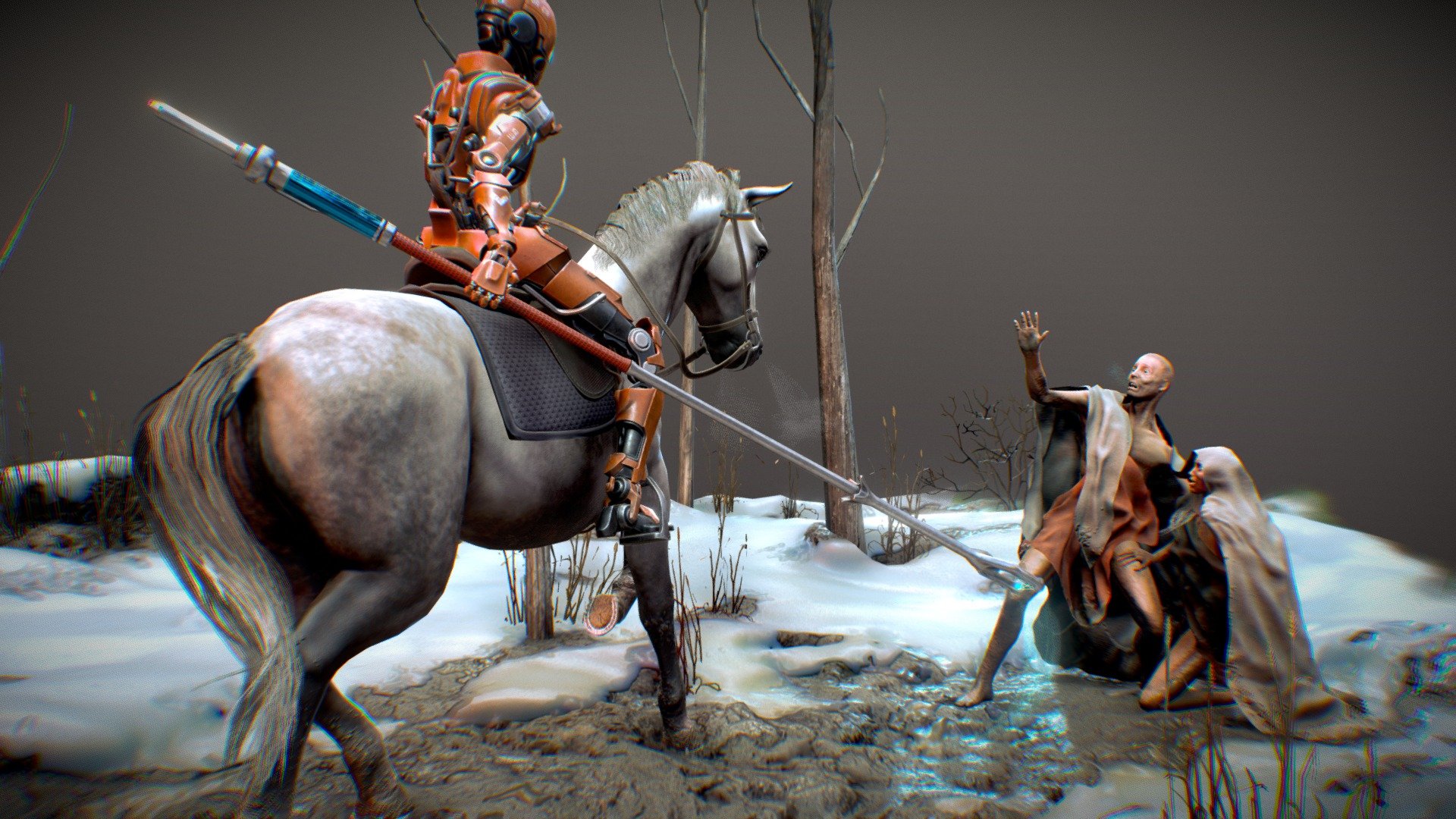 The fourth Horseman - 3D model by Grigorii Ischenko (@grigoriyarx ...