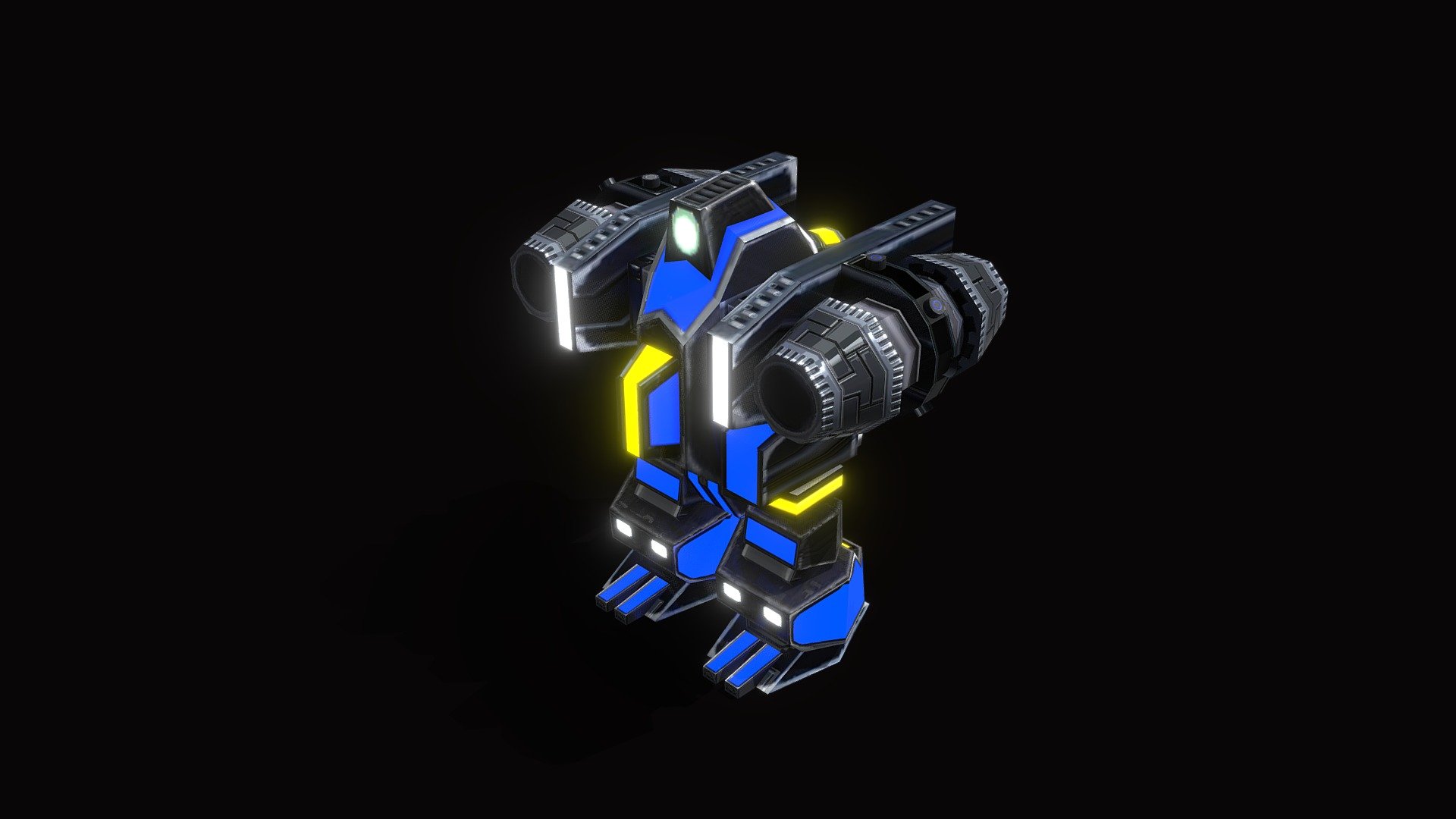 BAR | T1 Amphibious AA Rocket Bot - 3D model by ixstudios [c68835b ...