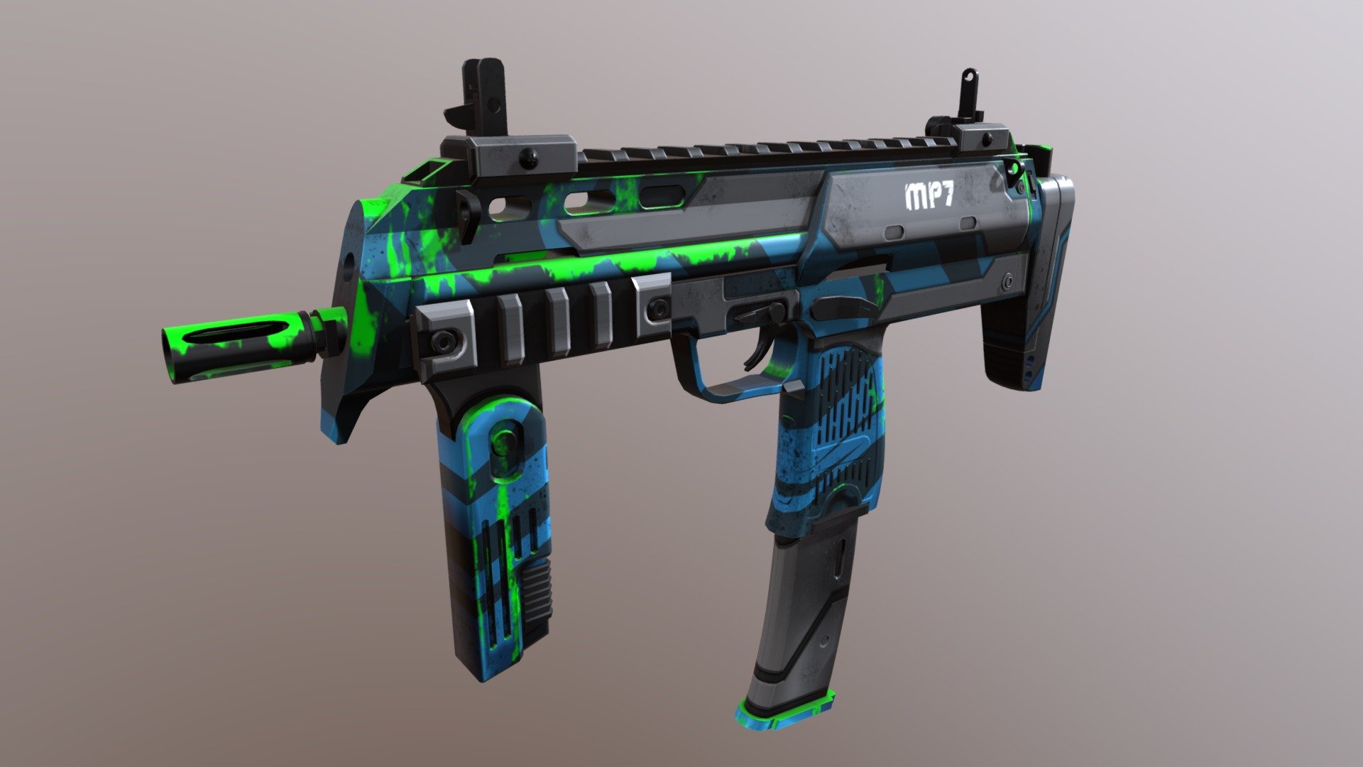MP7 | LEAK - 3D model by dC98 [c68a03d] - Sketchfab