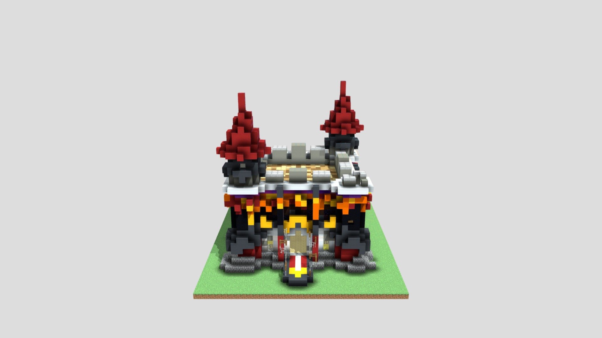 fire-castle - Download Free 3D model by madexc [c68ad7a] - Sketchfab