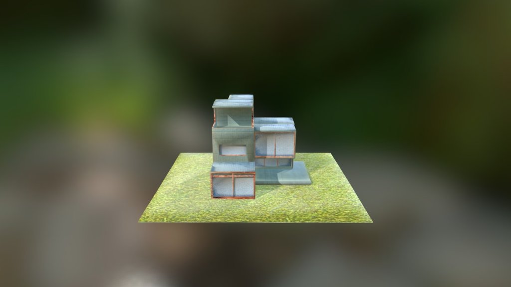 Modern House Textured updated - 3D model by Ethan.Snell [c68d501 ...
