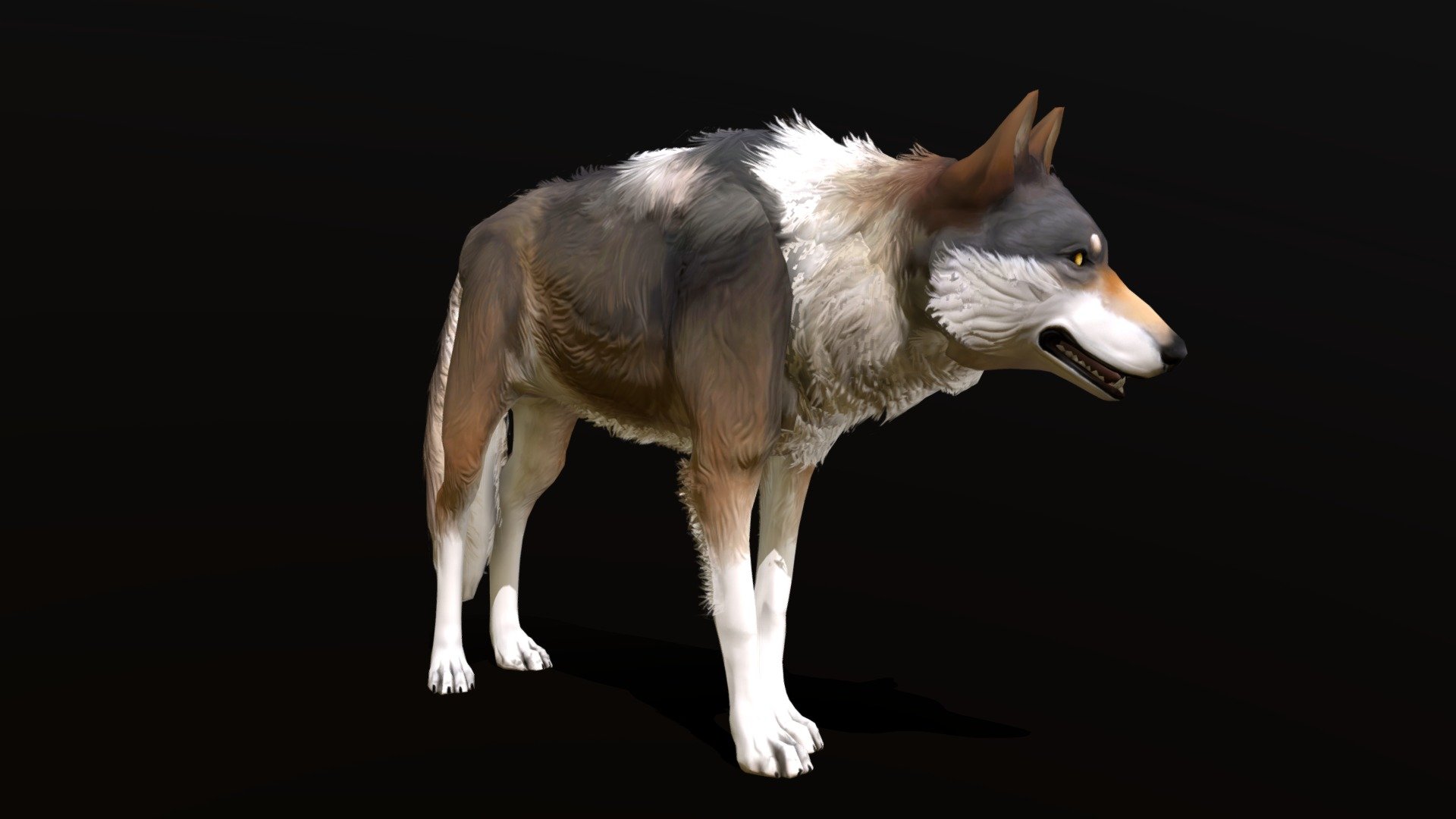 Wolf - 3D model by trsdz [c68e697] - Sketchfab