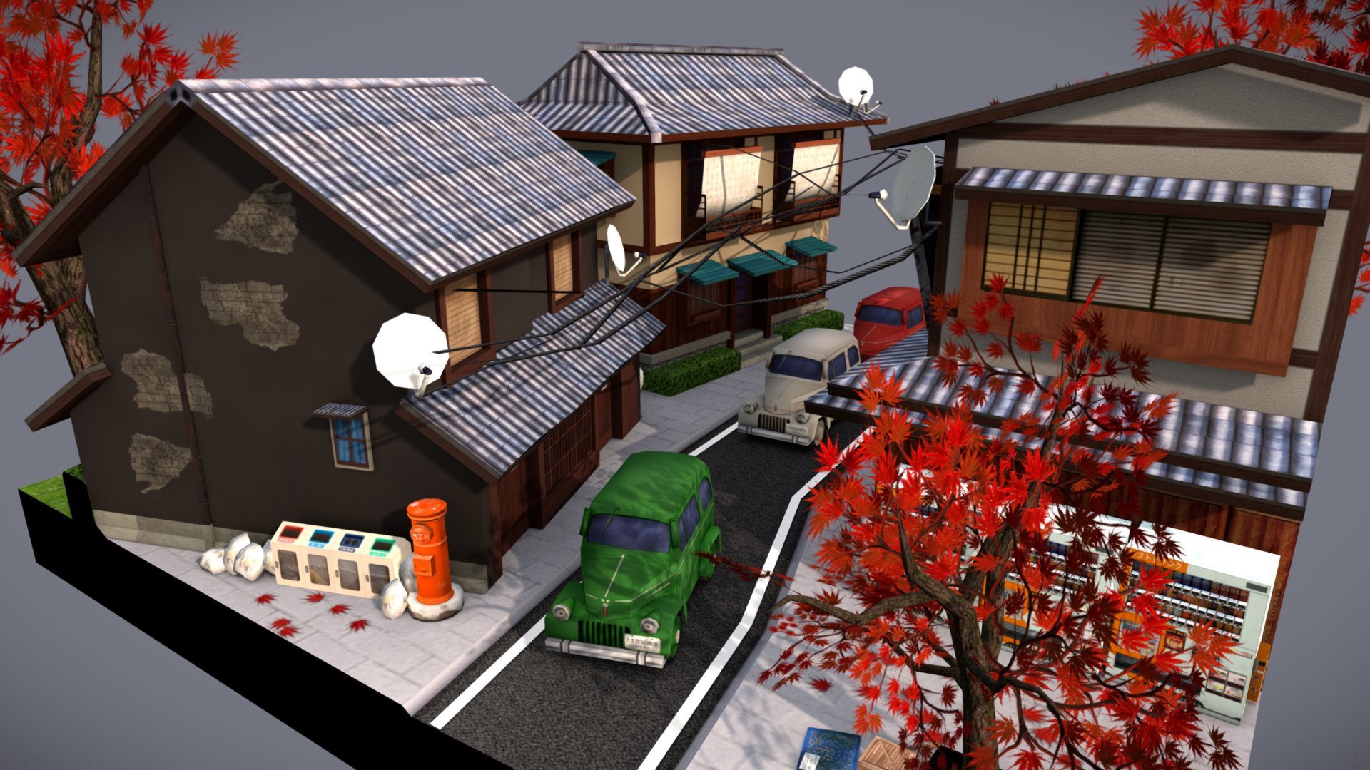 Kyoto CityScene - Ricardo Rivera - 3D model by Ricardo Rivera (@Ricardo ...