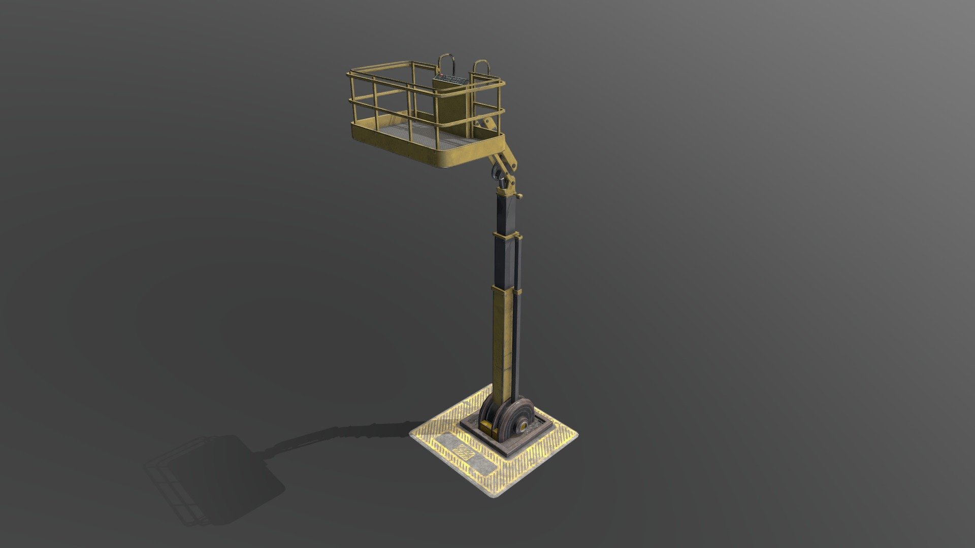 telescope crane - 3D model by A-Belle [c692bb5] - Sketchfab