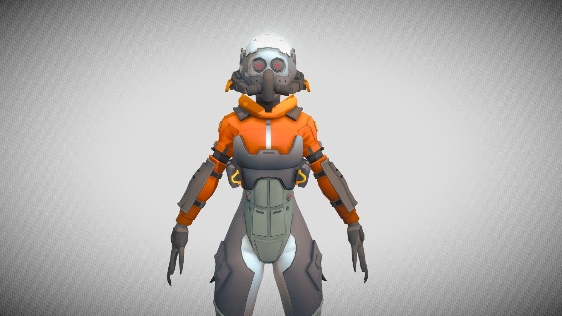 Cyber Assassin Girl Remake - 3D model by Ilya.Anchouz.Danilov [c69496f ...