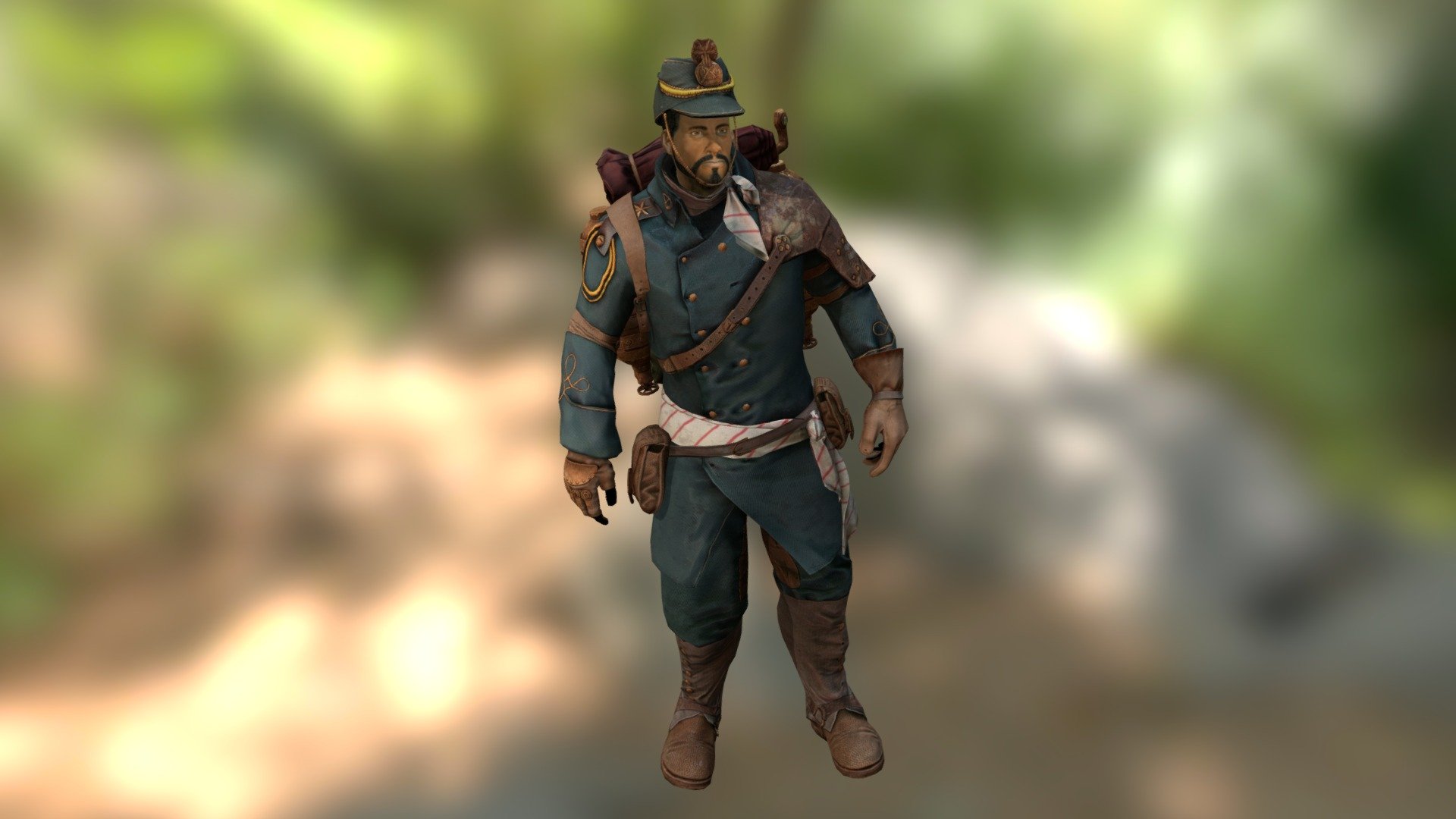 Infantry, Male, Idle Animation - 3D model by Ironbelly Studios ...