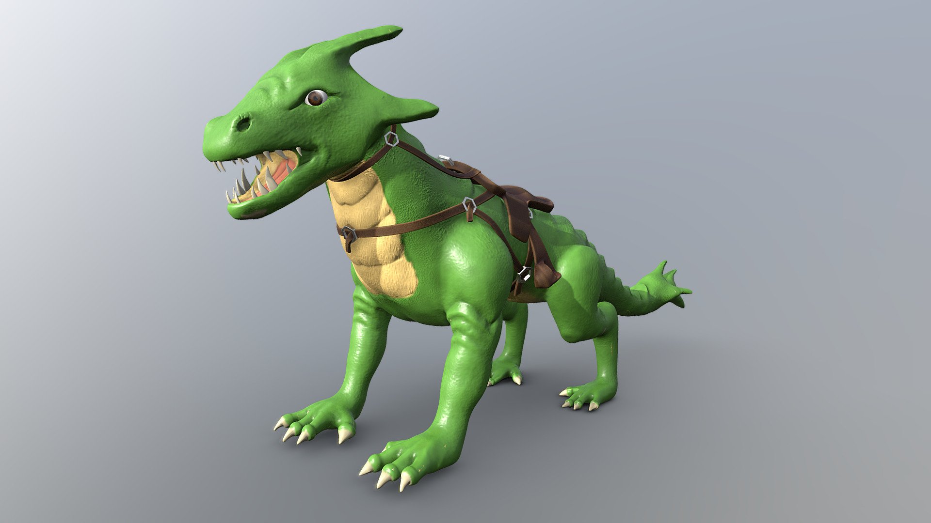 Dragon Steed - Buy Royalty Free 3D model by Ryan King Art (@ryankingart ...
