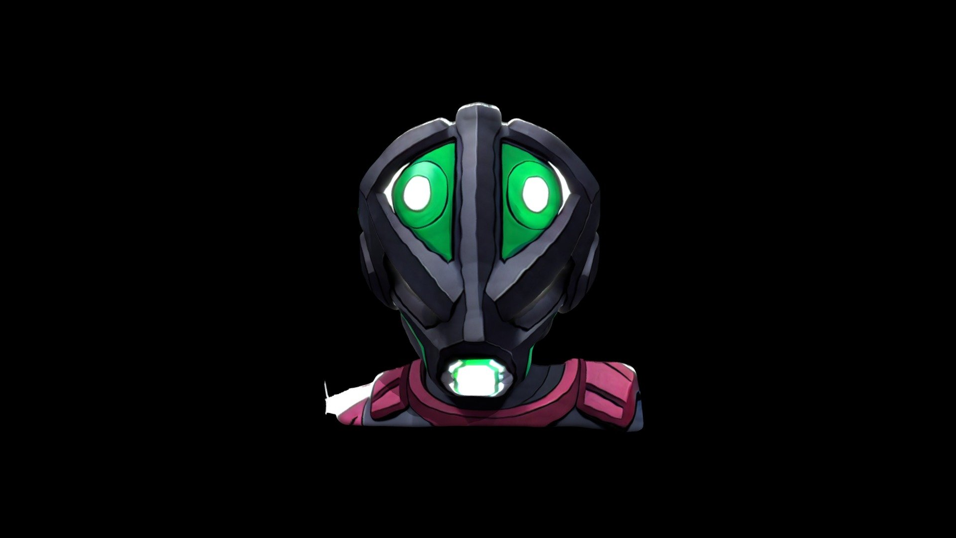 Helmet Mask Robot Cartoon 1047 - Download Free 3D model by klrxyz ...