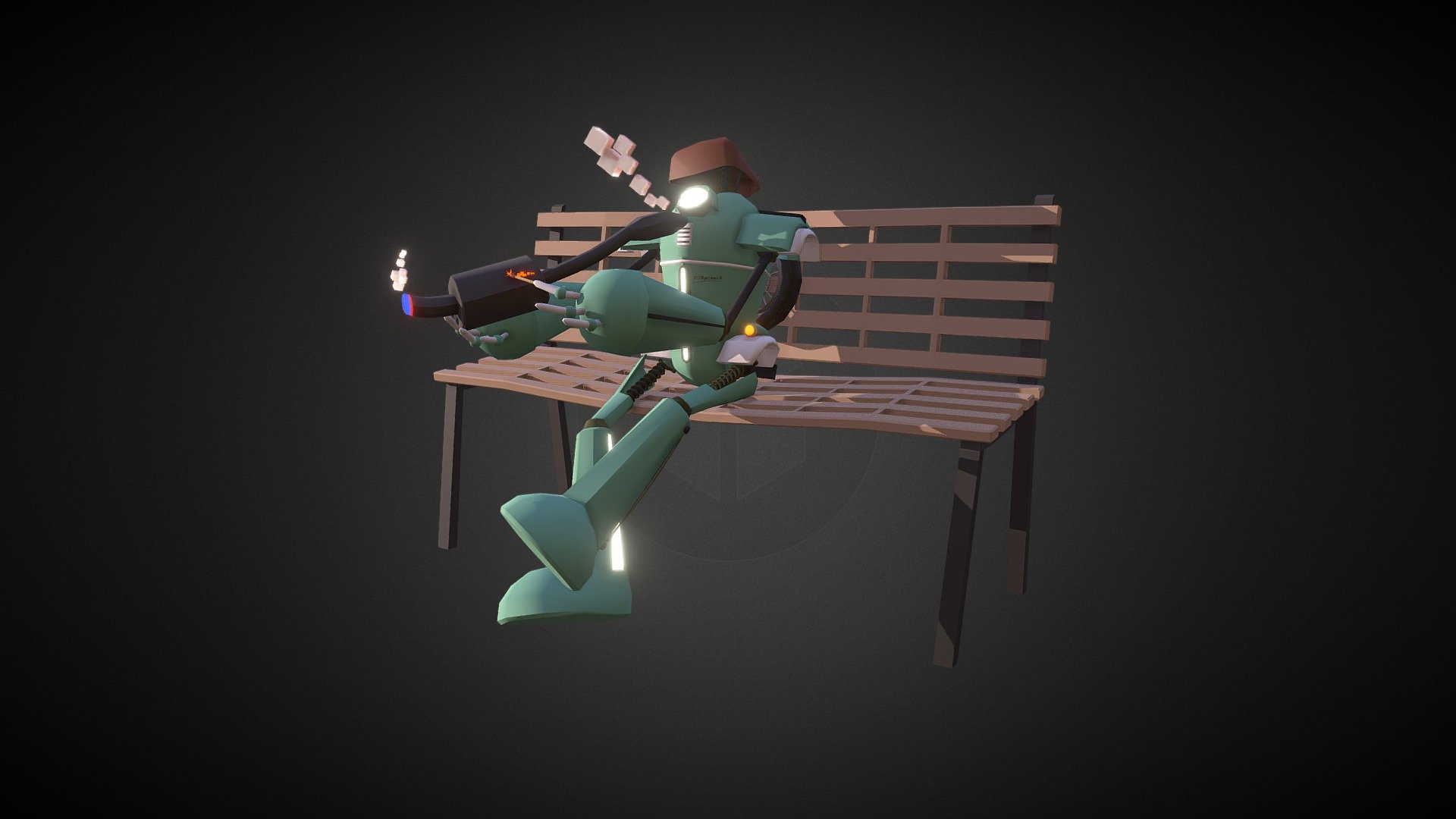 Gilbert the Robot - 3D model by Ricardo.Giovanetti [c699227] - Sketchfab