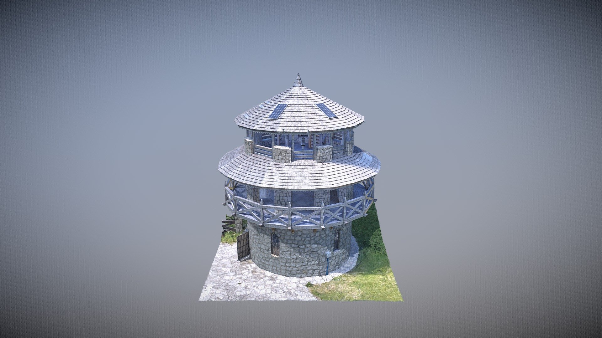 Observation Tower - Krasnobród - 3D model by krayczek [c699856] - Sketchfab
