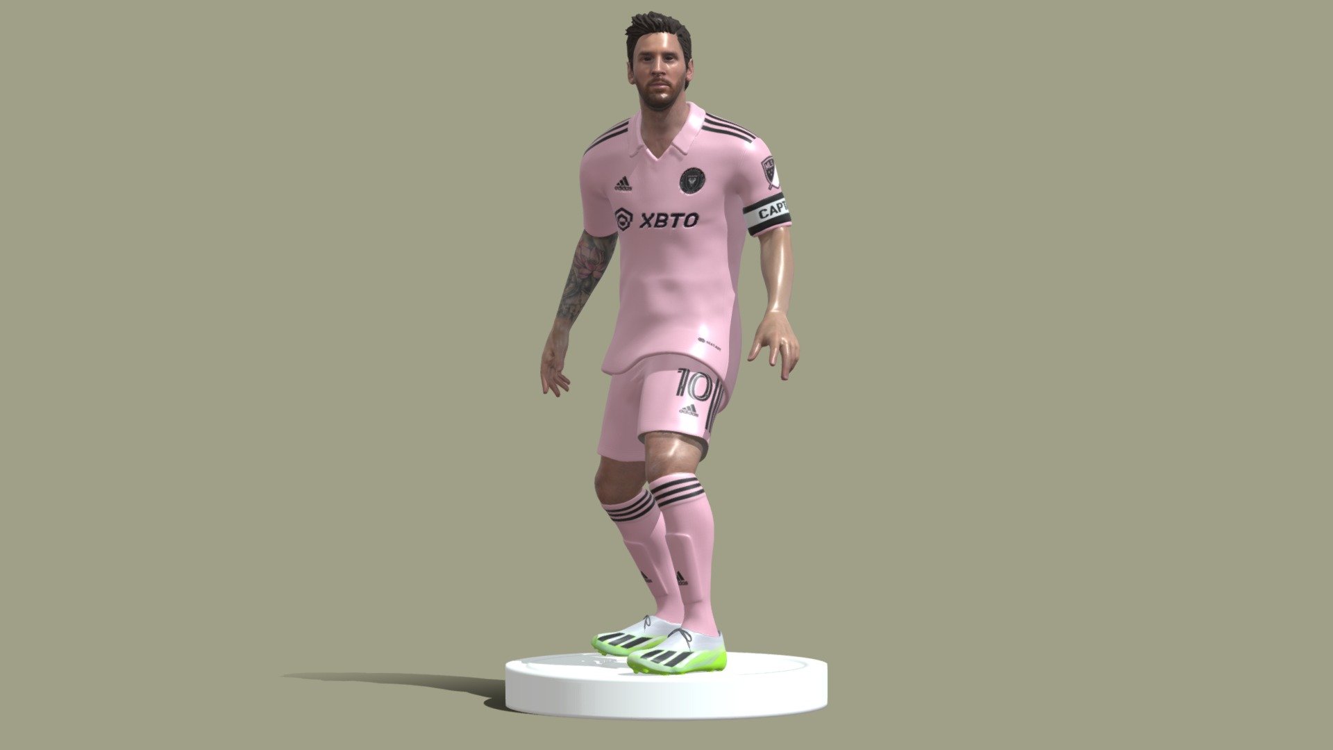 Lionel Messi Miami ready for 3d print - 3D model by 3dpassion.net ...