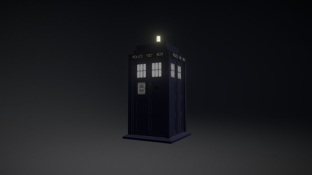Tardis - 3D model by SimonPiquemal [c69c5b3] - Sketchfab