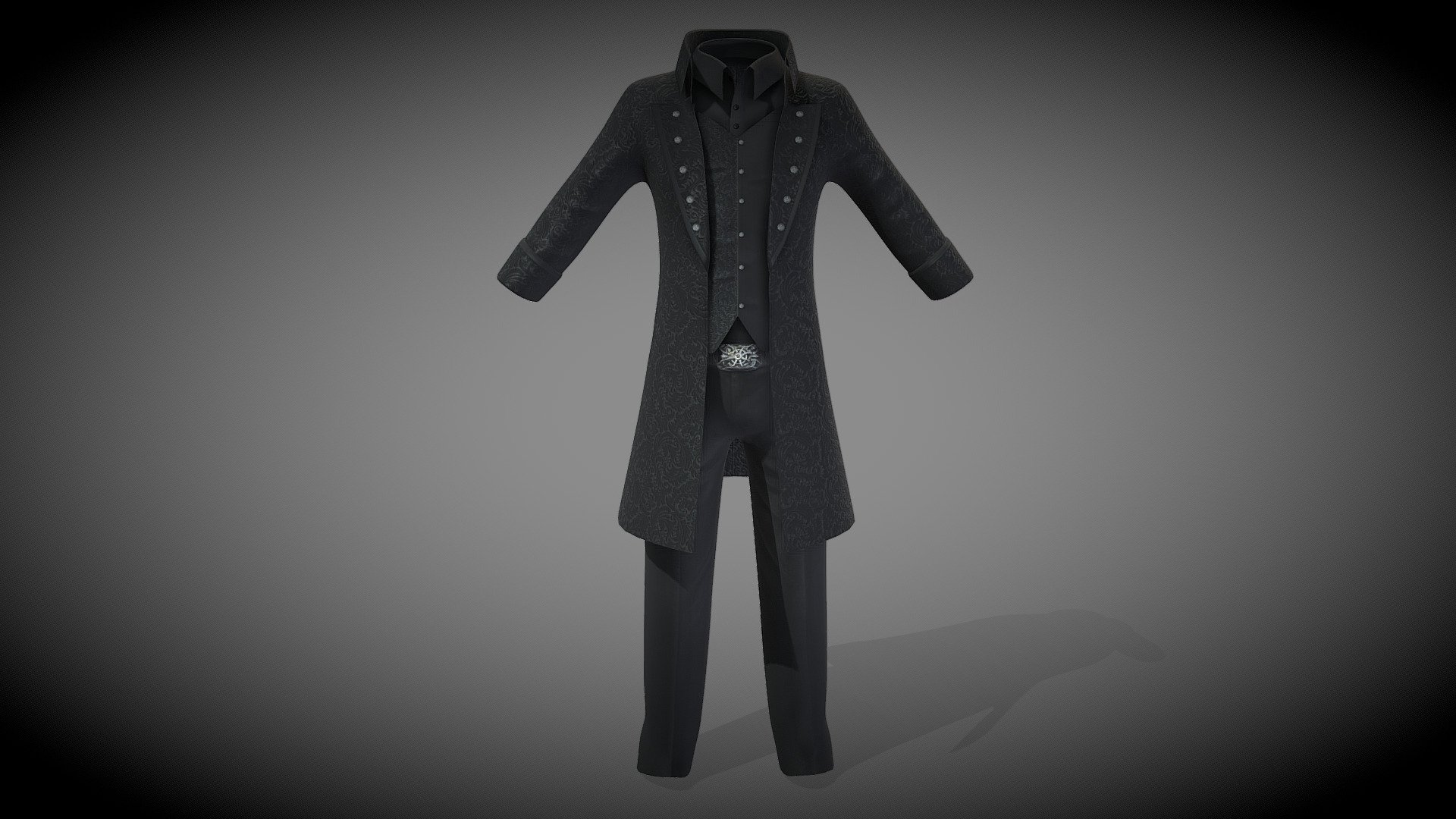 Men's Magican Outfit - Buy Royalty Free 3D model by 3dia [c69cdcd ...