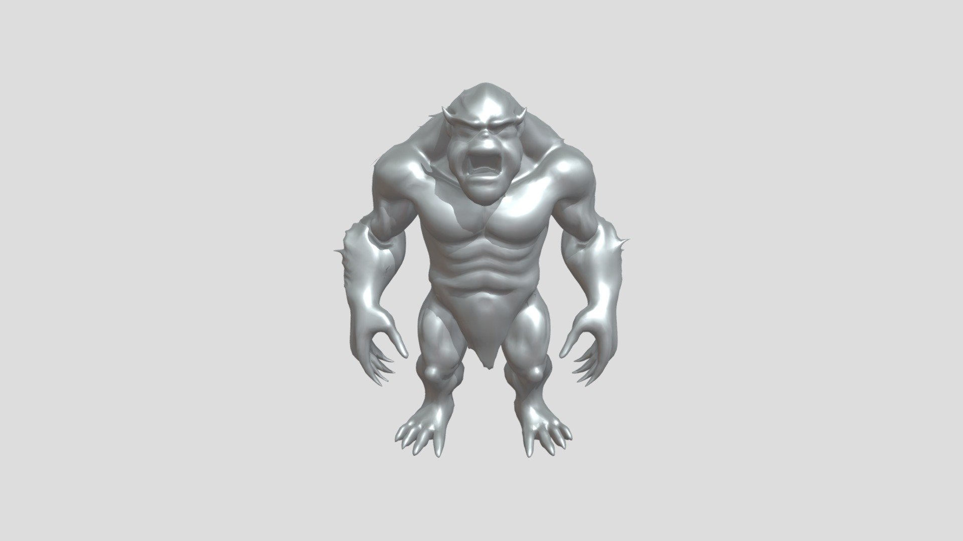 large muscular humanoid monster - 3D model by Yosef23123 [c69ce7f ...