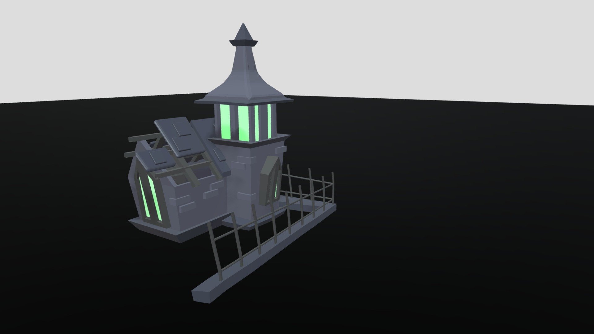Haunted house - 3D model by xabibullayevabror103 [c69eee3] - Sketchfab