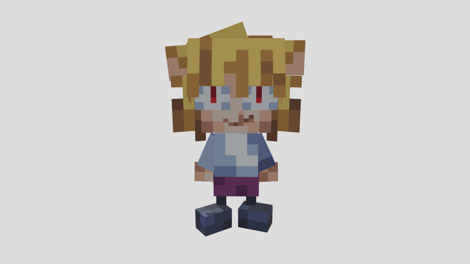 Neco Arc (blocky) - 3D model by Detrimax [c69f7eb] - Sketchfab