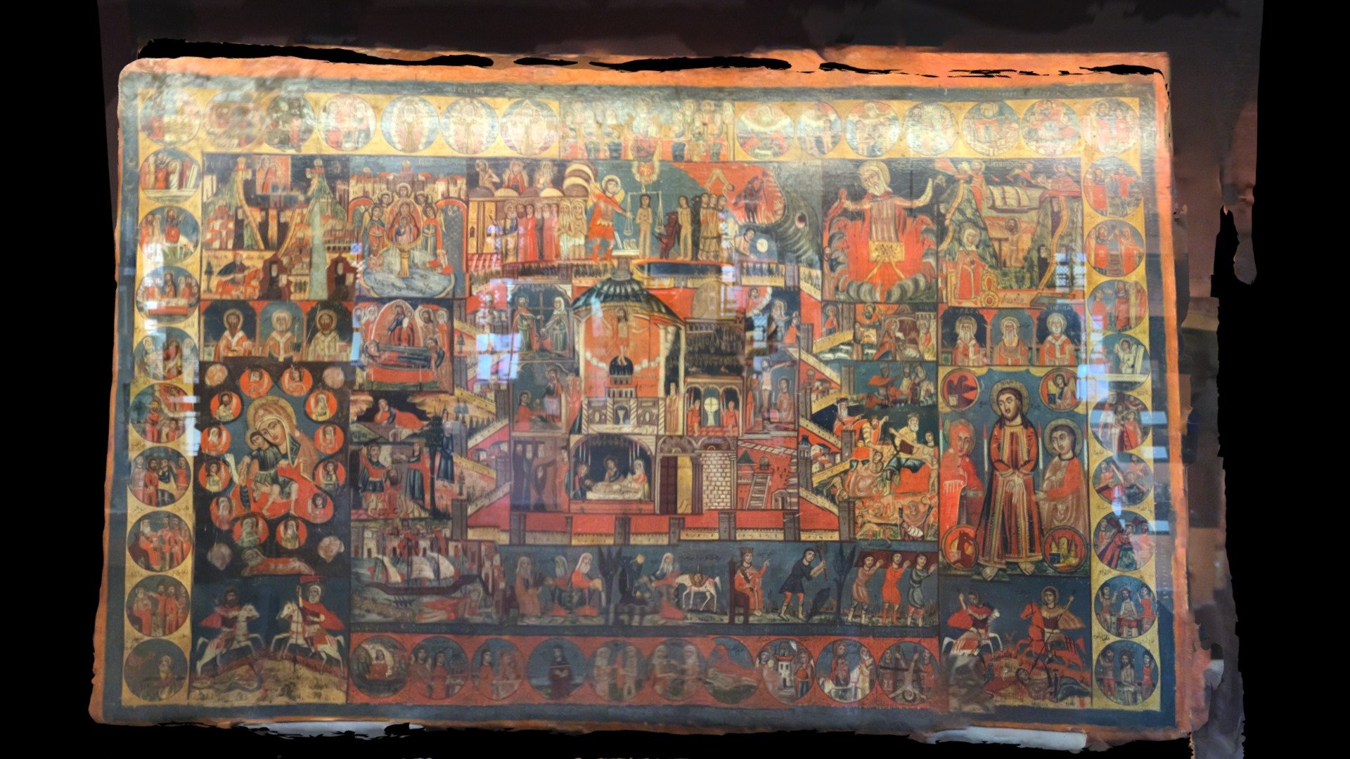 The coptic Icon in the Coptic museum in Cairo - Download Free 3D model ...