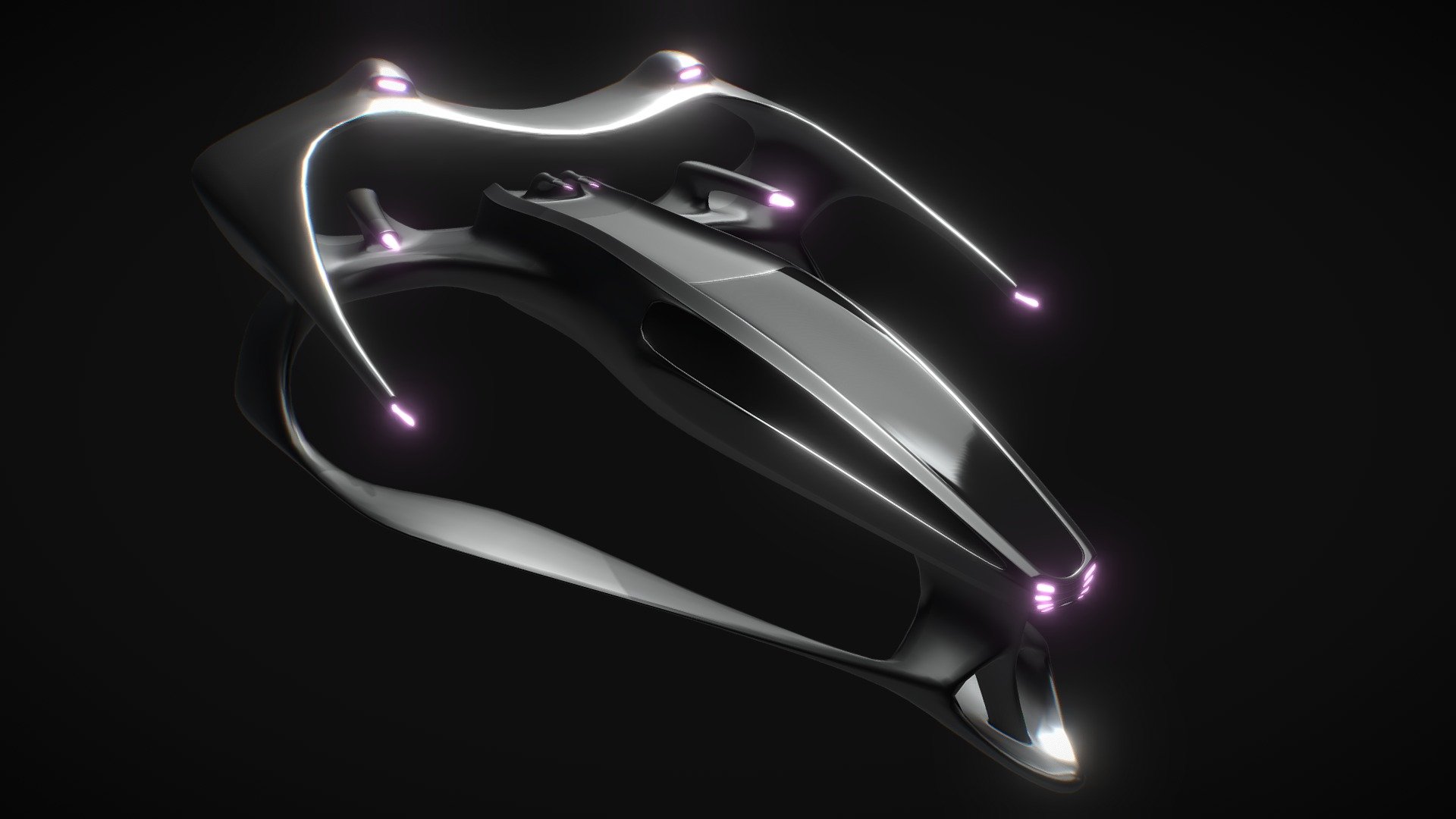Alien Spaceship - Fighter - Buy Royalty Free 3D model by trimitek ...
