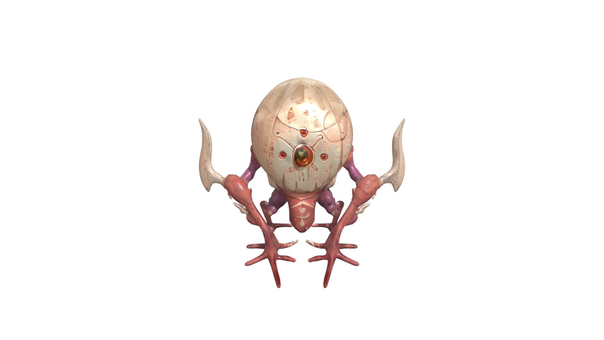 Four-legged alien creature with One Eye - 3D model by TheRealGlaucus ...