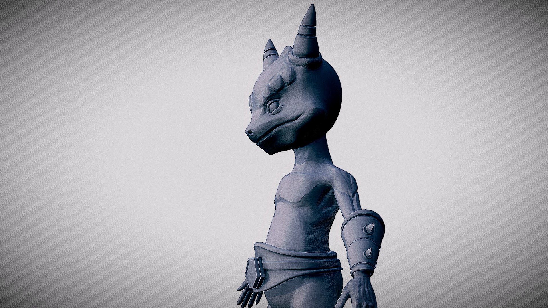 Humanoid dragon character-SCULPT - 3D model by H.art [c6a7b4c] - Sketchfab