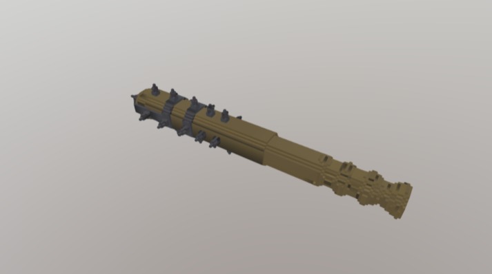 Spike Club 3D model (minecraft) - 3D model by Henry9135 [c6a7f61 ...