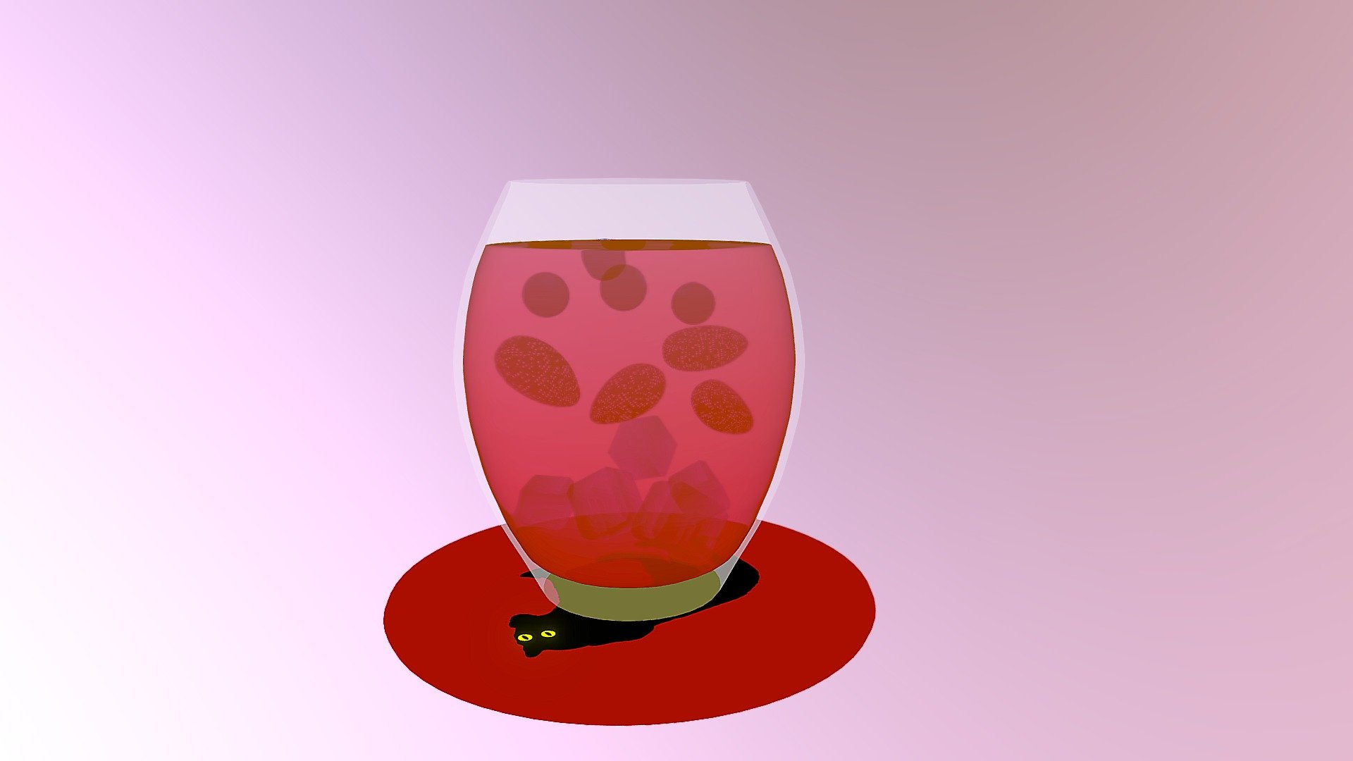 Toon Berry Cocktail - 3D model by DropDDropD [c6a8751] - Sketchfab