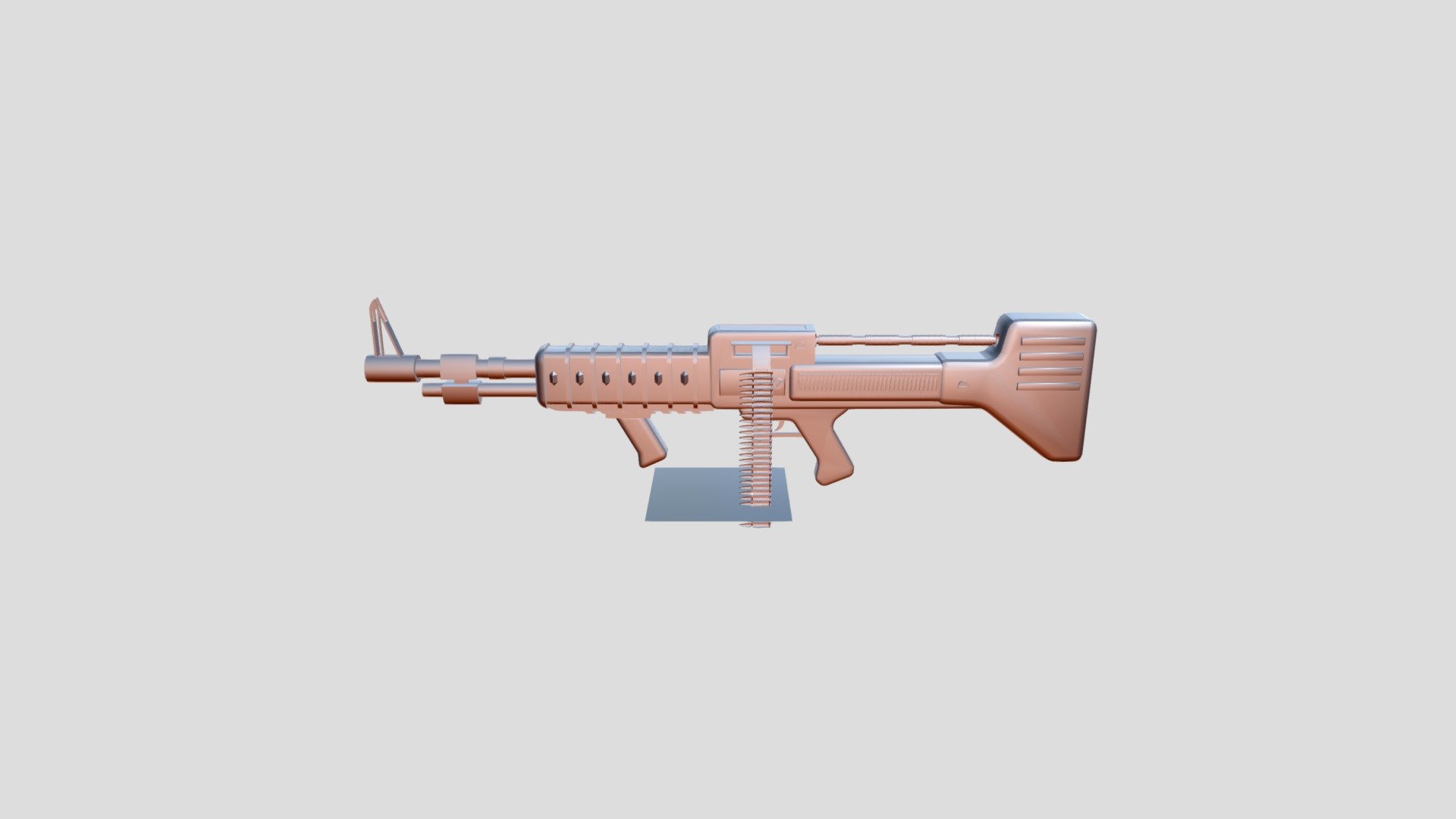 Stylized Machine Gun - 3D model by lucidmon [c6ac986] - Sketchfab
