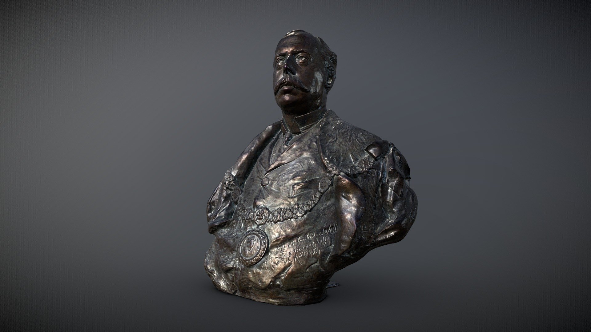 Bronze Bust Mayor - 3D model by propmaster [c6adfad] - Sketchfab