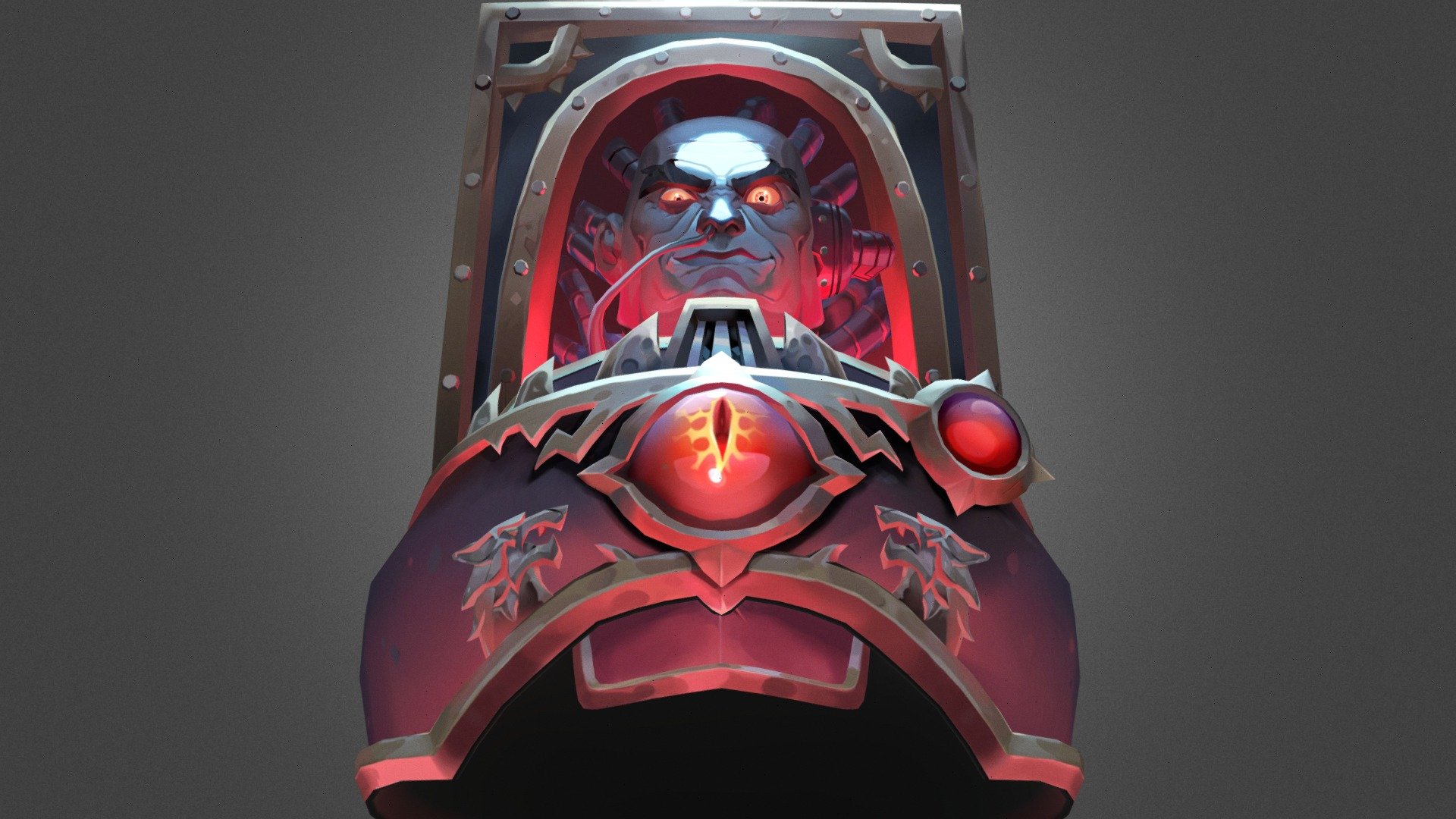 Horus Lupercal 3D hanpainted Fanart - 3D model by Suzcerna [c6b1802 ...