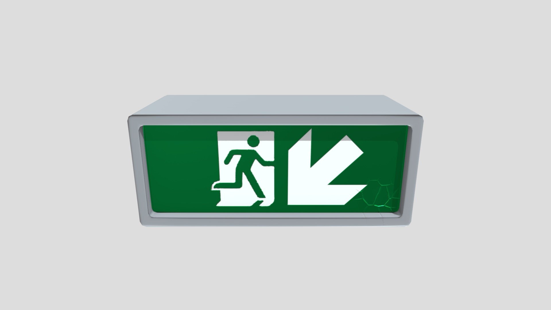 Exit Sign - Download Free 3D model by Einheri [c6b1a85] - Sketchfab