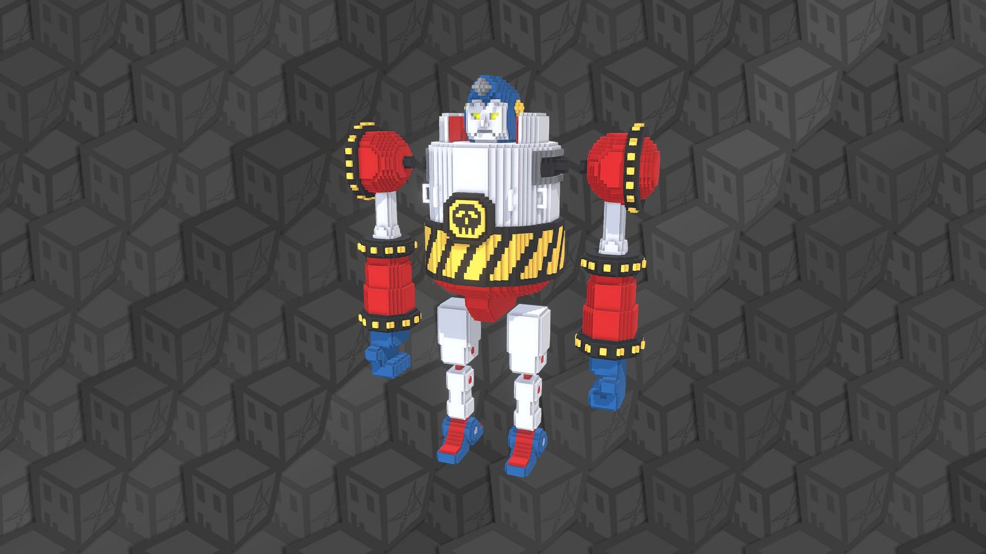robot - 32-bits - 3D model by zachrywilsn | nullblox (@zachrywilsn ...