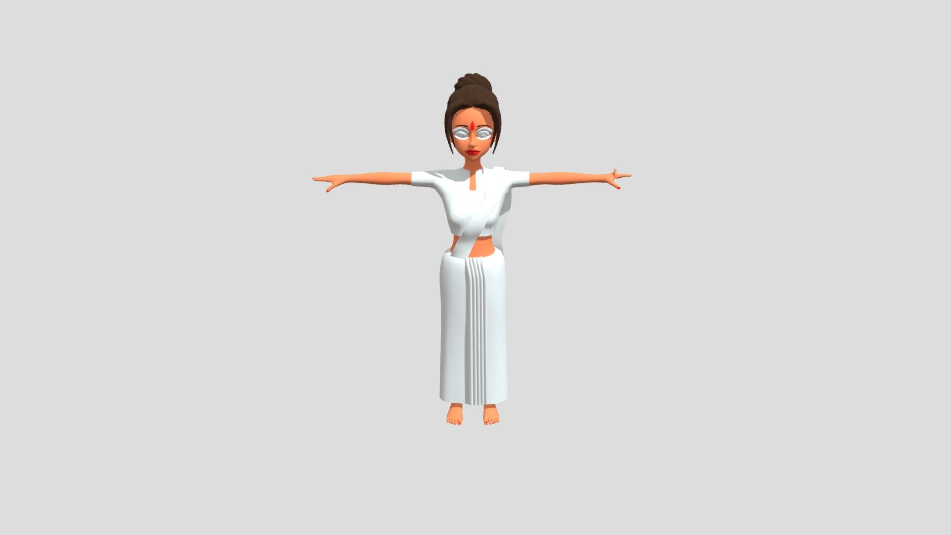cartoon lady free download - Download Free 3D model by ...