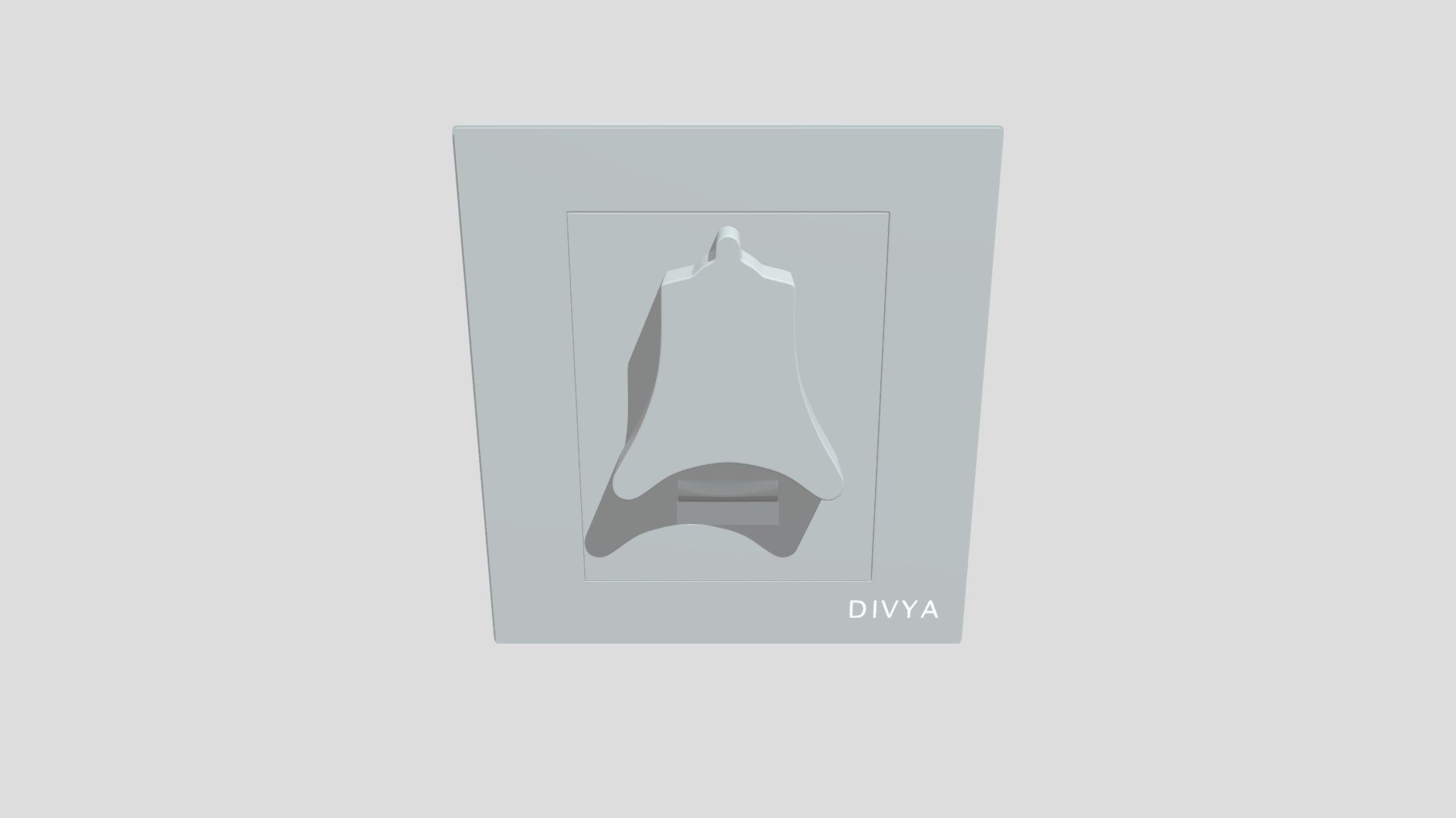 Royal White Switch (Bell Switch) - 3D model by creabizstudio [c6b2d69 ...
