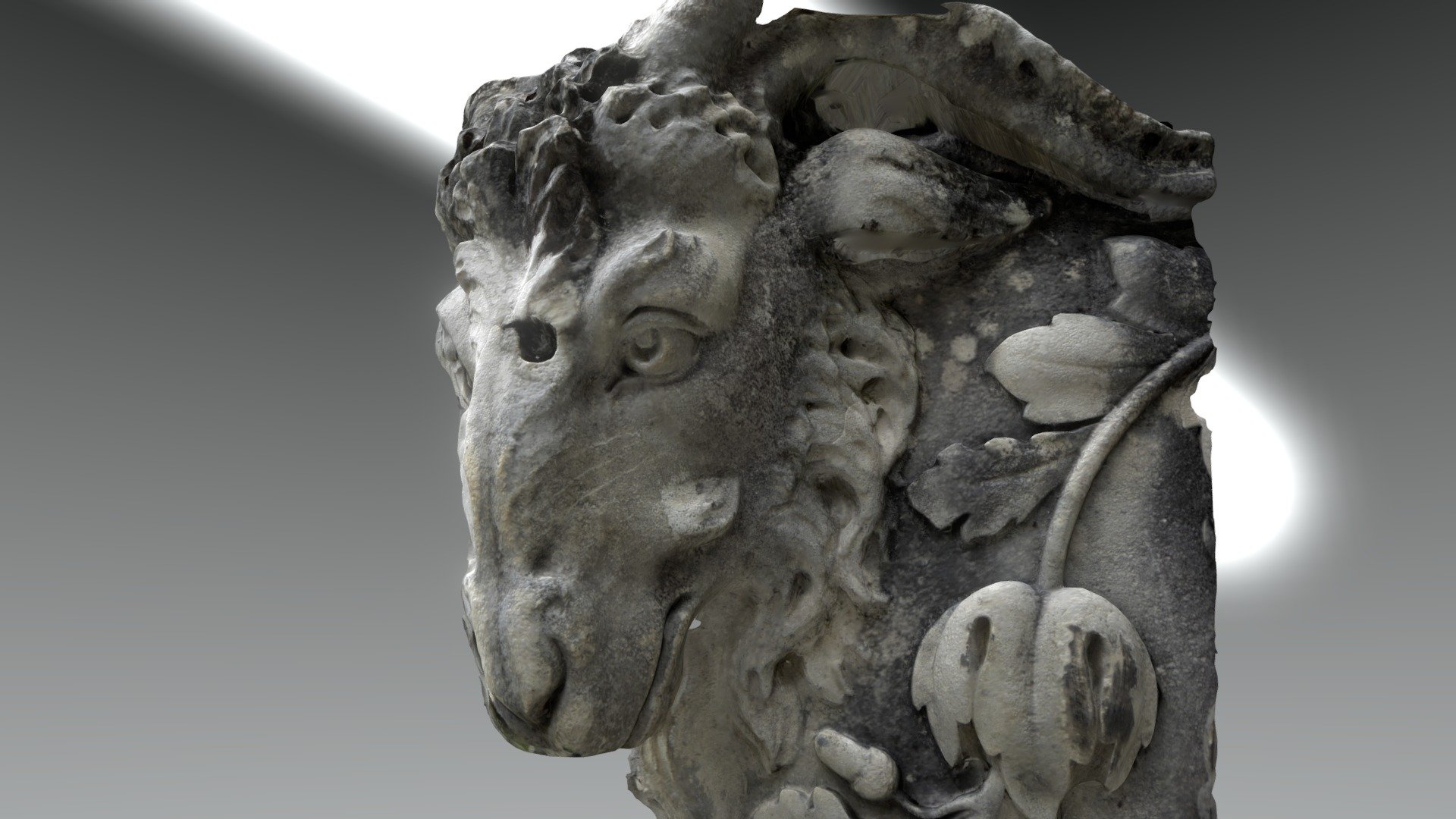 Goat Stone Sculpture 3D Scan Test Low - 3D model by s_g_m [c6b2dbb ...