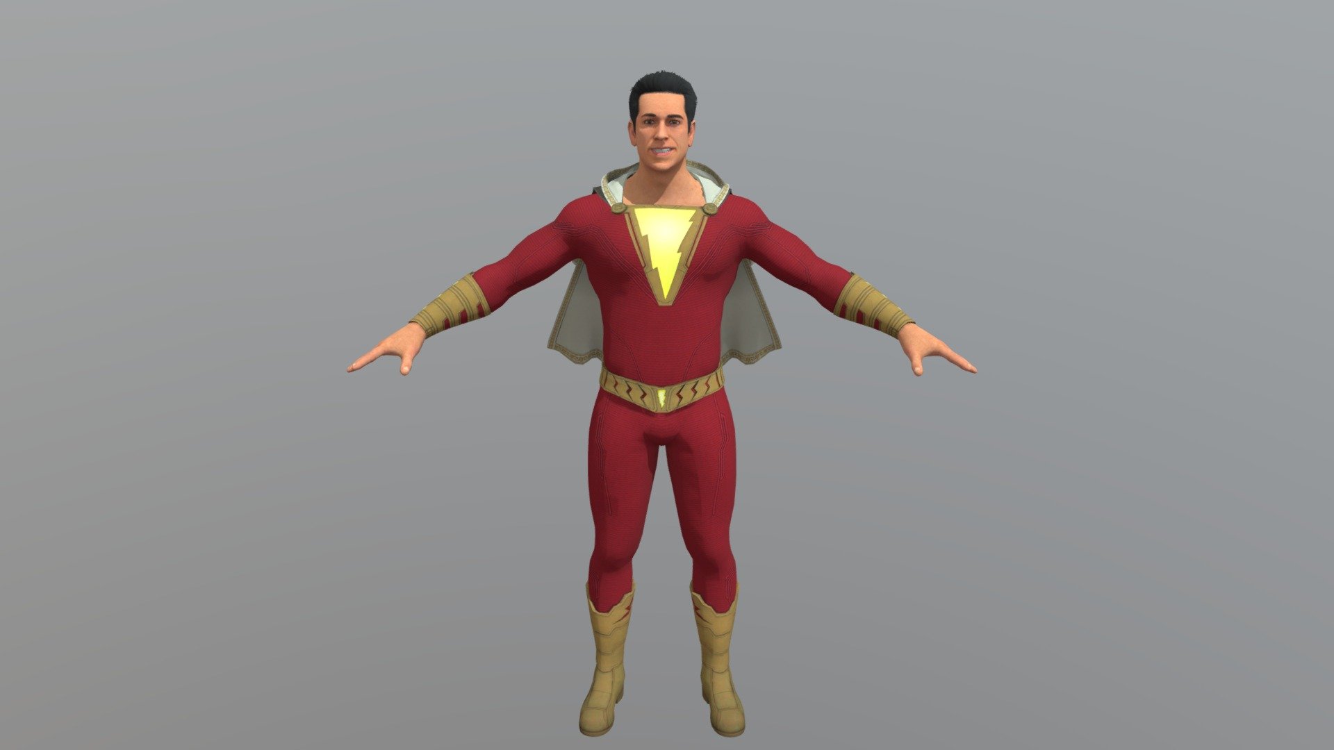 shazam Pack(ON YouTube) (Textured) (Rigged) - Download Free 3D model by ...