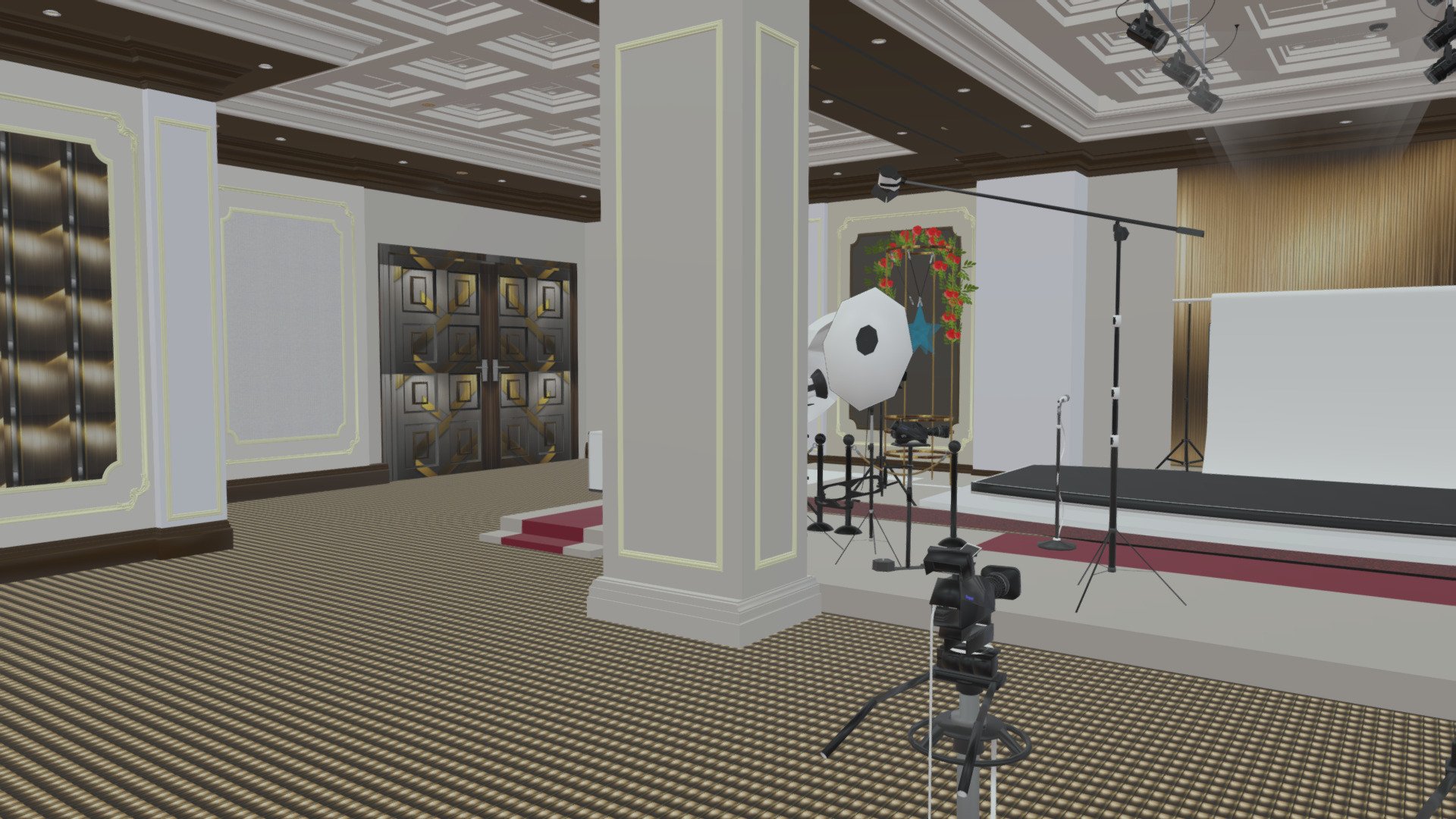 A Complete Podcast Studio - Download Free 3D model by AGUNG.IHACKSTUFF ...