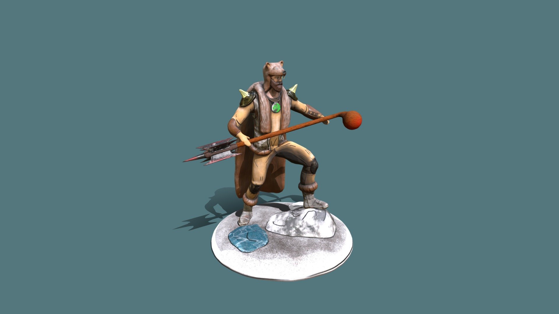 Bearman final pose pbr - 3D model by Chris Kelly (@CutoffFriend993 ...