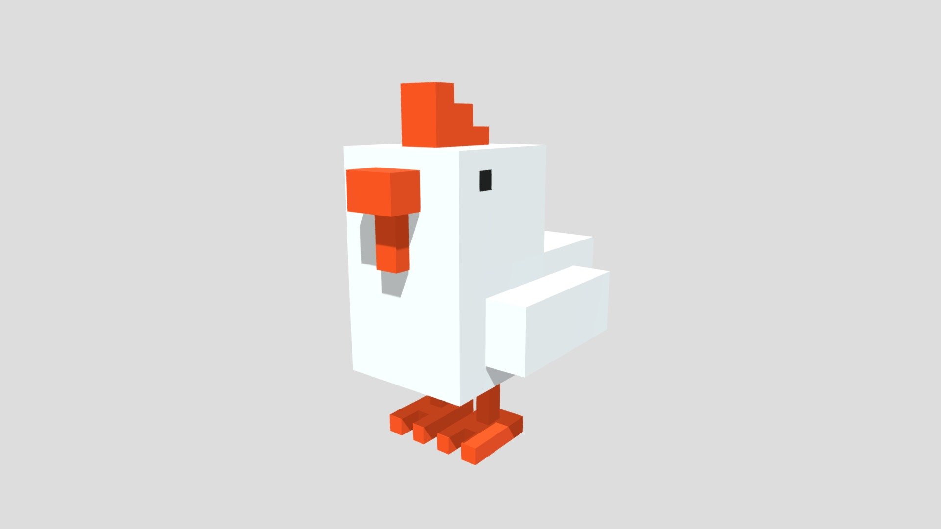 Chicken - Crossy Road - 3D model by Daniel Martinez (TRAIN ...